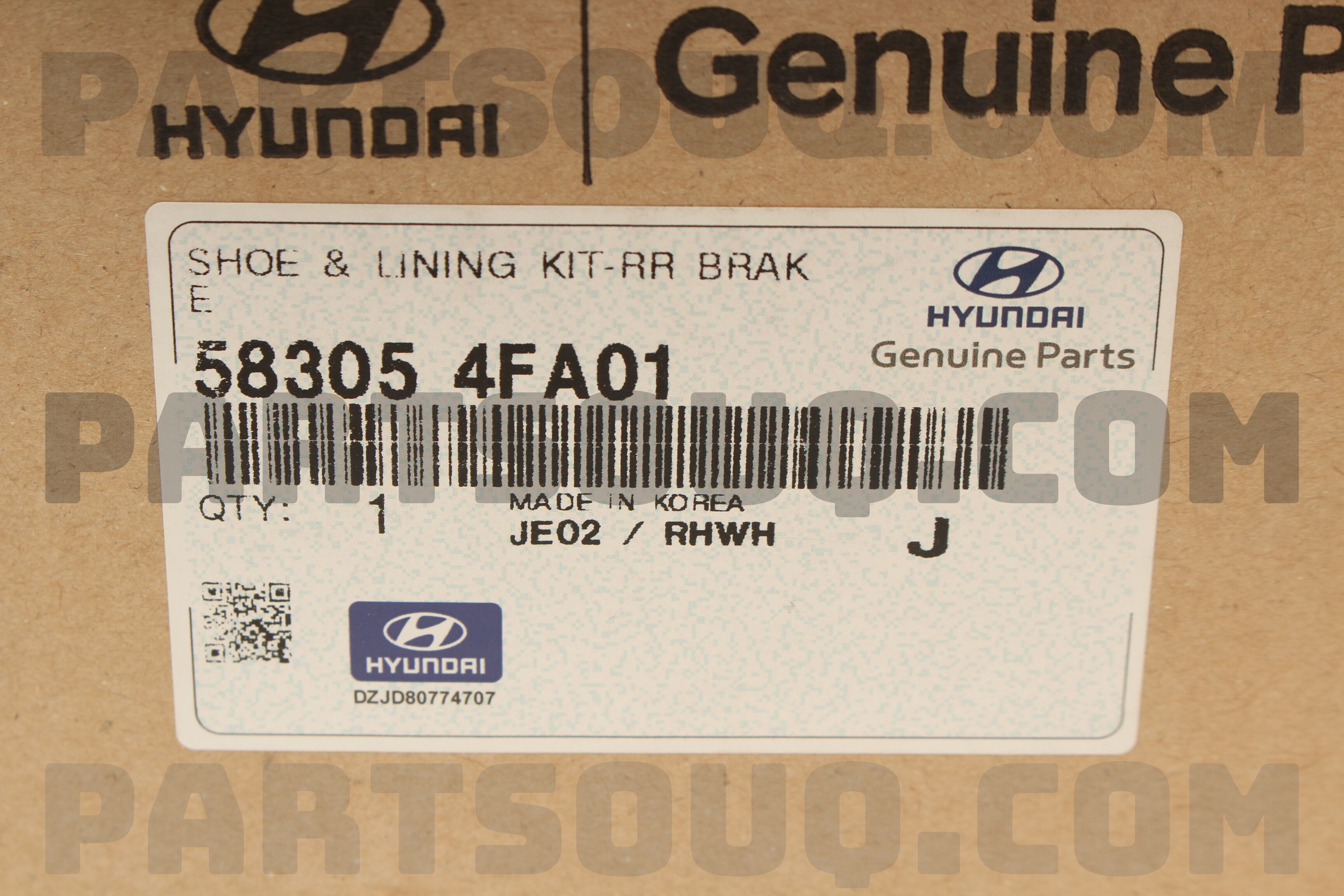 BRAKE SHOE REAR HY,KI H100 2004 200610-201607 Hi-Q SA135 | Hi-Q Parts ...