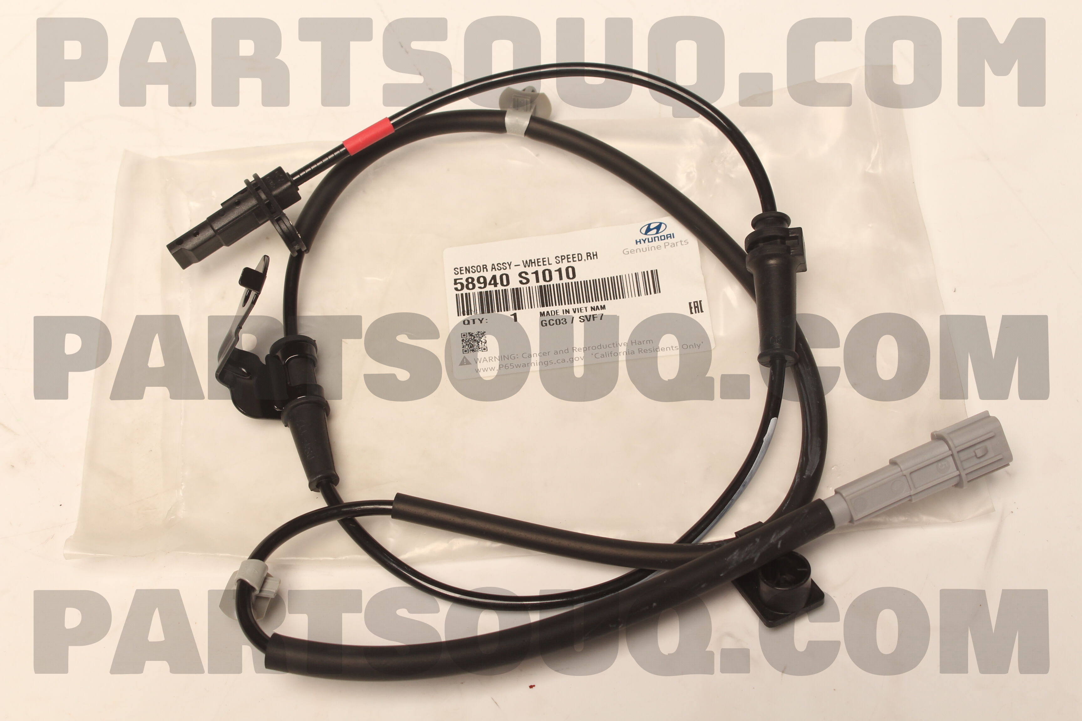 SENSOR ASSY-WHEEL SPEED,RH 58940S1010 | Hyundai / KIA Parts | PartSouq