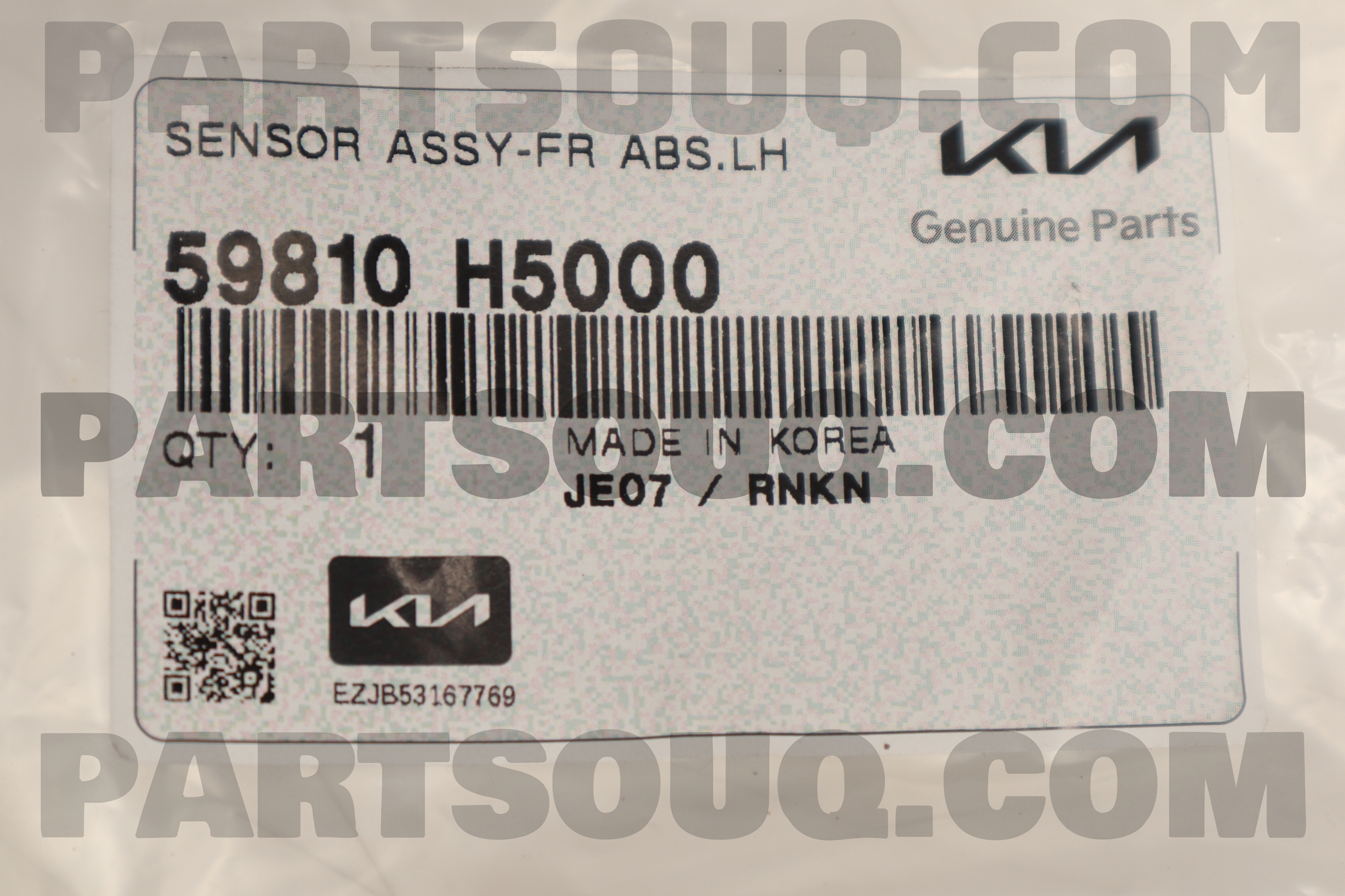 SENSOR ASSY-FR ABS.LH 59810H9000 | Hyundai / KIA Parts | PartSouq