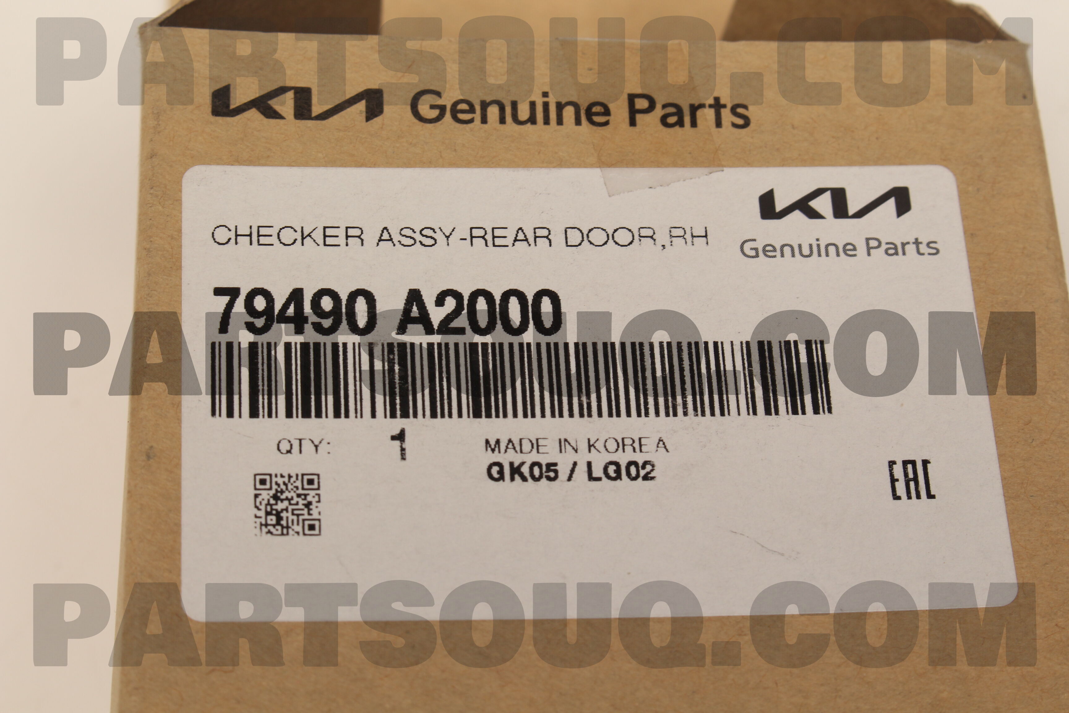 CHECKER ASSY-REAR DOOR,RH 79490A2000 | Hyundai / KIA Parts | PartSouq