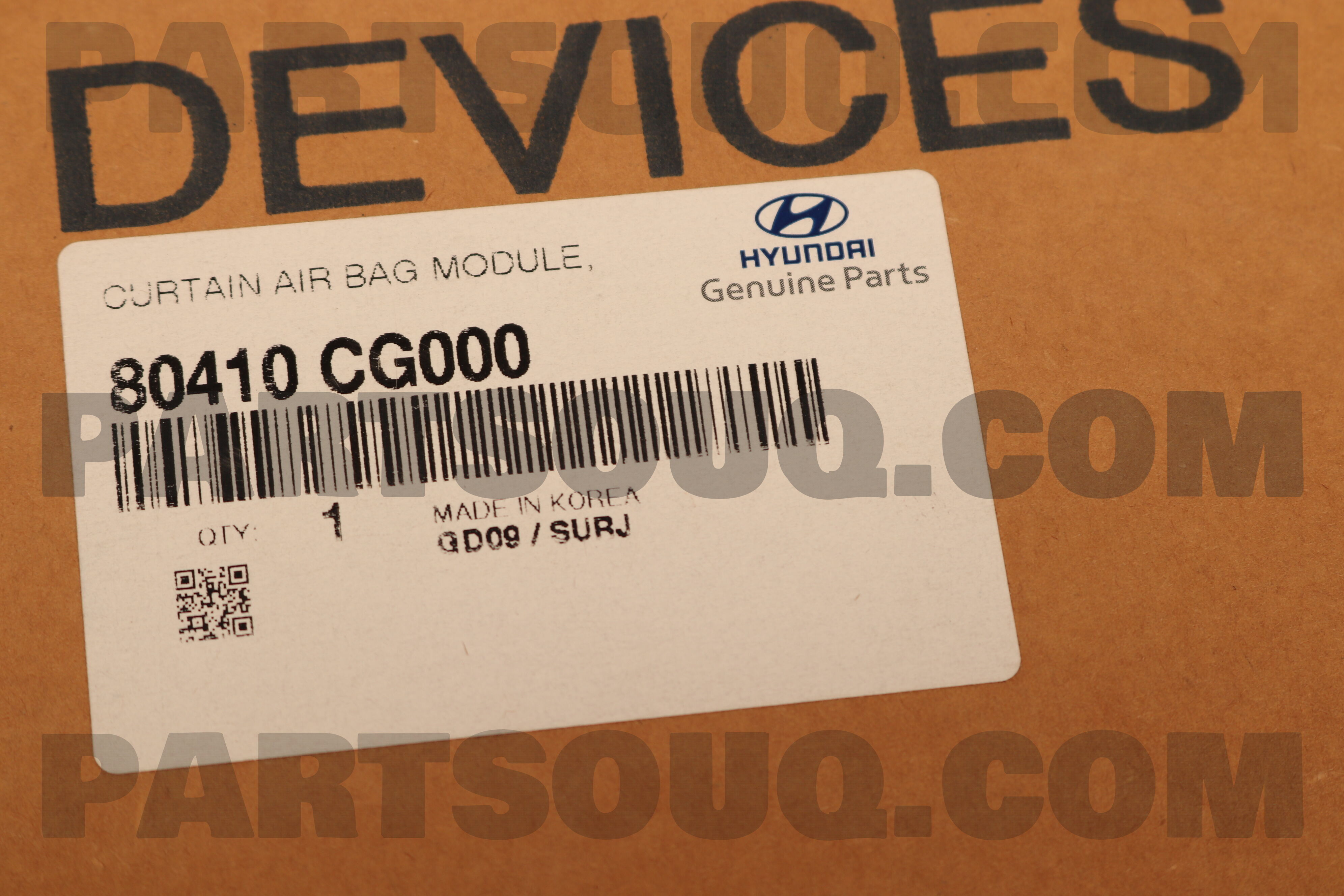 CURTAIN AIRBAG MODULE, LH 80410CG000 | Hyundai / KIA Parts | PartSouq
