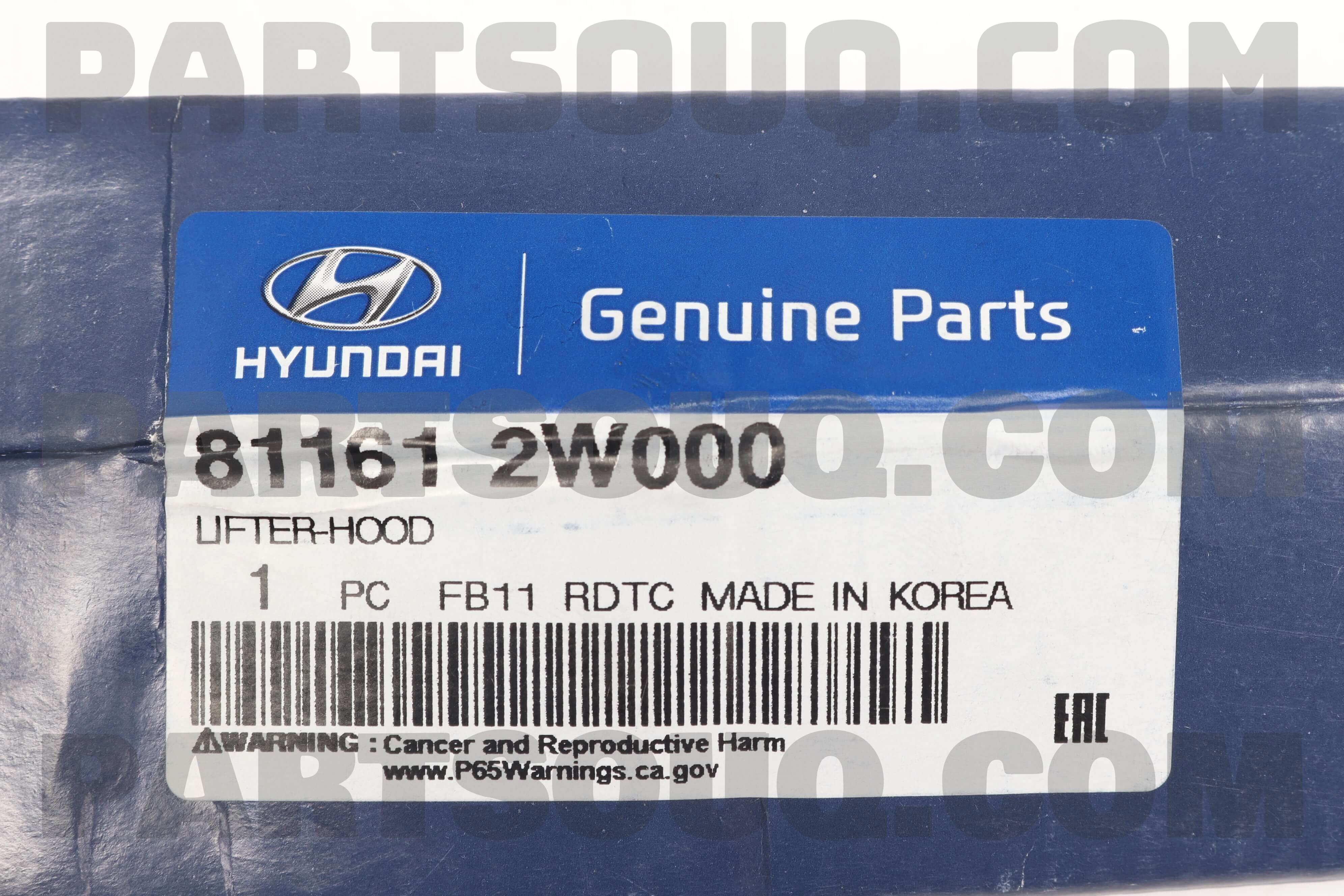 LIFTER-HOOD 811612W000 | Hyundai / KIA Parts | PartSouq