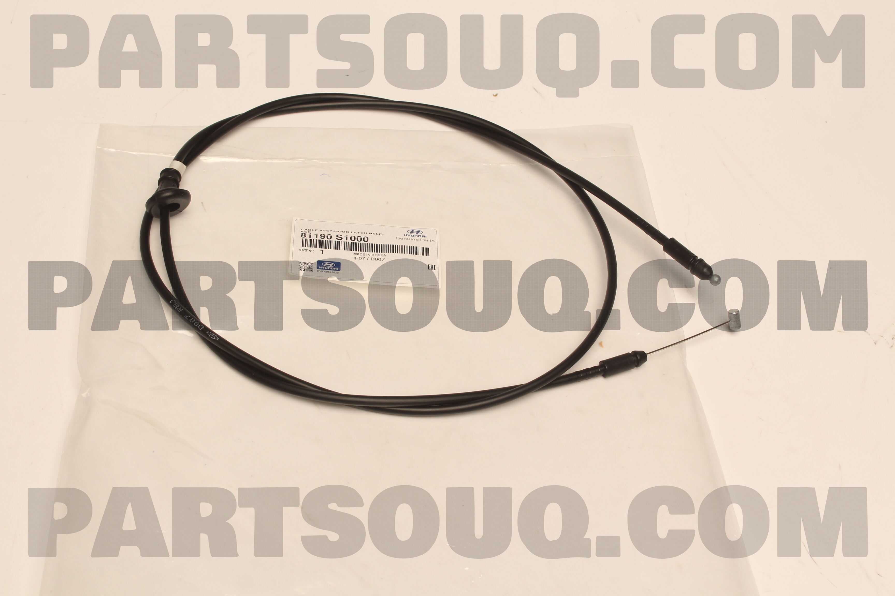 CABLE ASSY-HOOD LATCH RELEASE 81190S1000 | Hyundai / KIA Parts | PartSouq