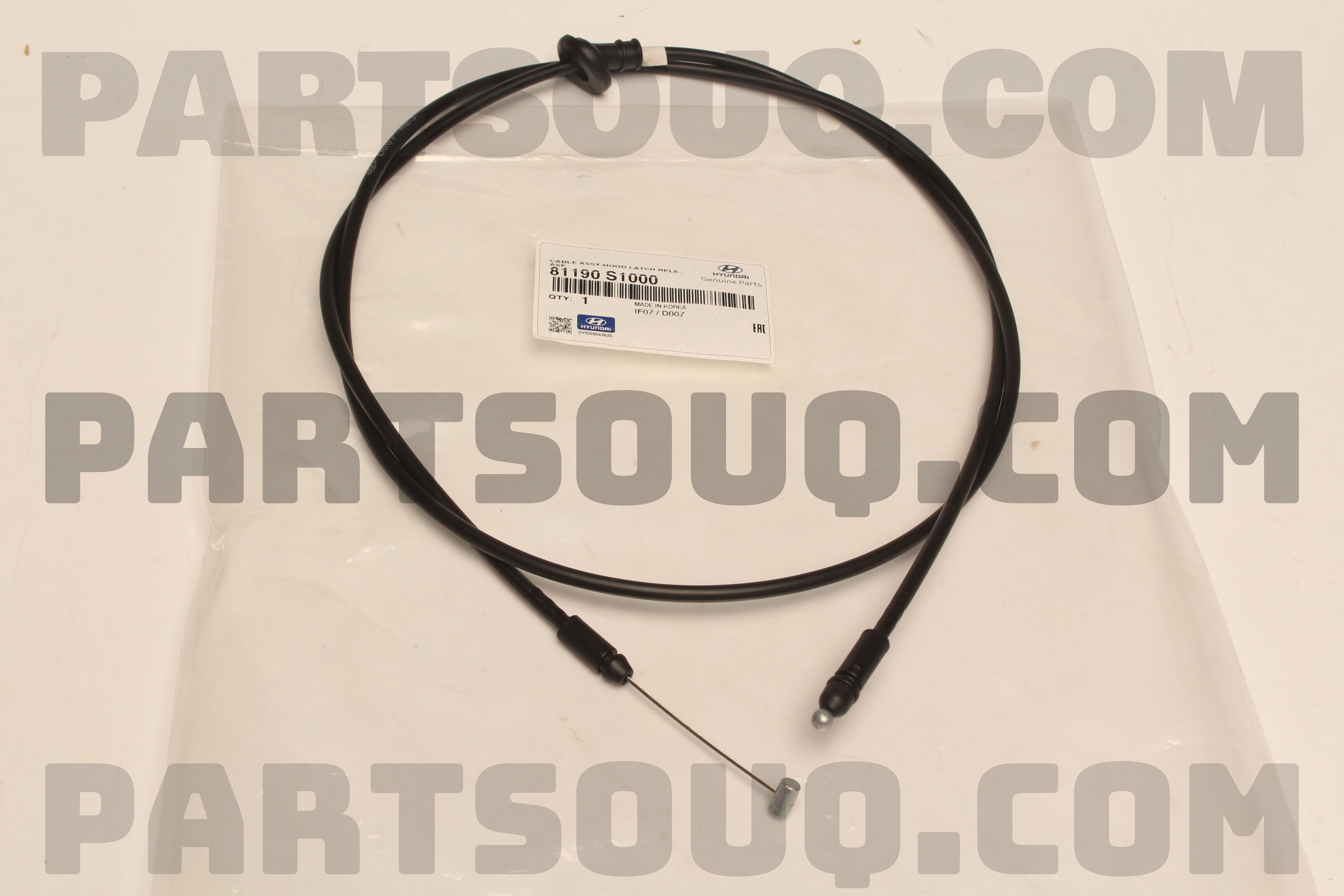 CABLE ASSY-HOOD LATCH RELEASE 81190S1000 | Hyundai / KIA Parts | PartSouq
