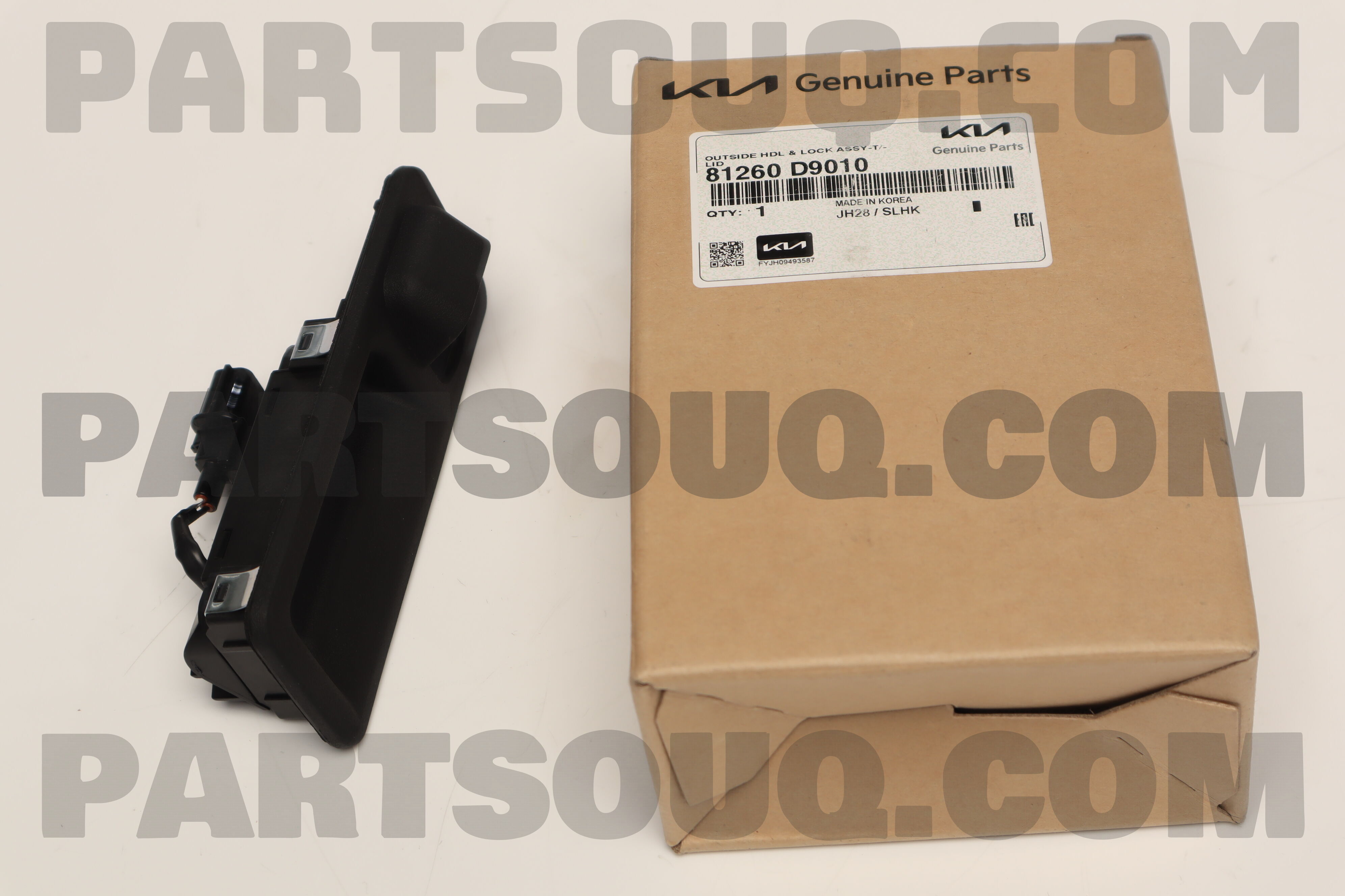 OUTSIDE HDL & LOCK ASSY-T/LID 81260D9010 | Hyundai / KIA Parts | PartSouq