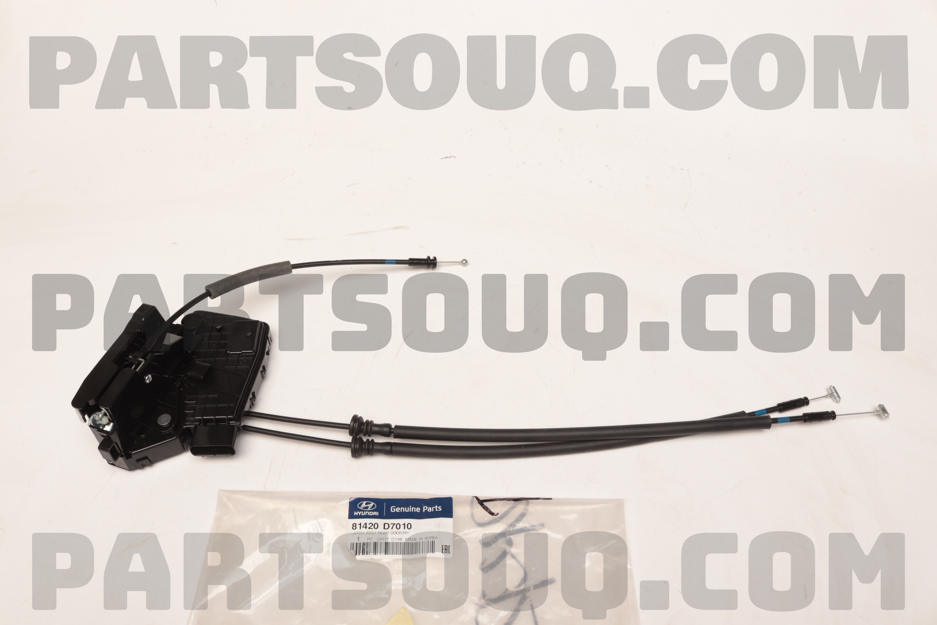 LATCH ASSY-REAR DOOR,RH 81420D7010 | Hyundai / KIA Parts | PartSouq