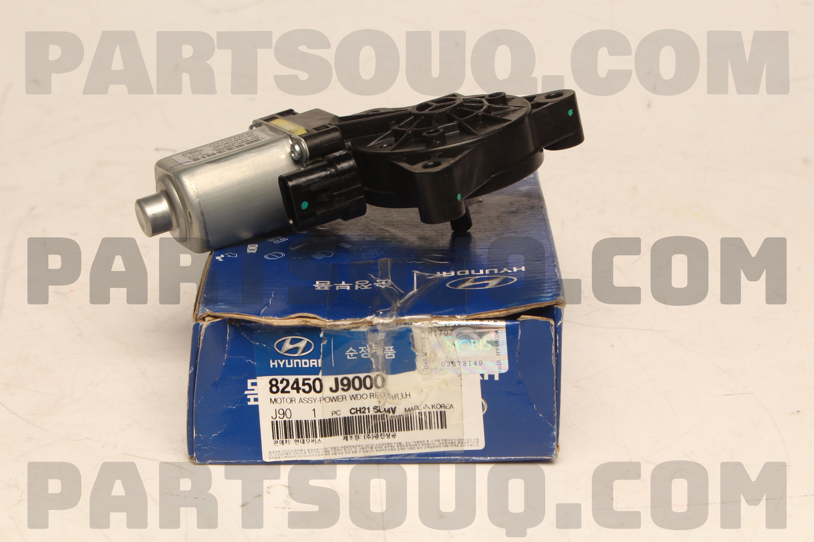 MOTOR ASSY-POWER WDO REG RR,LH 82450J9000 | Hyundai / KIA Parts | PartSouq