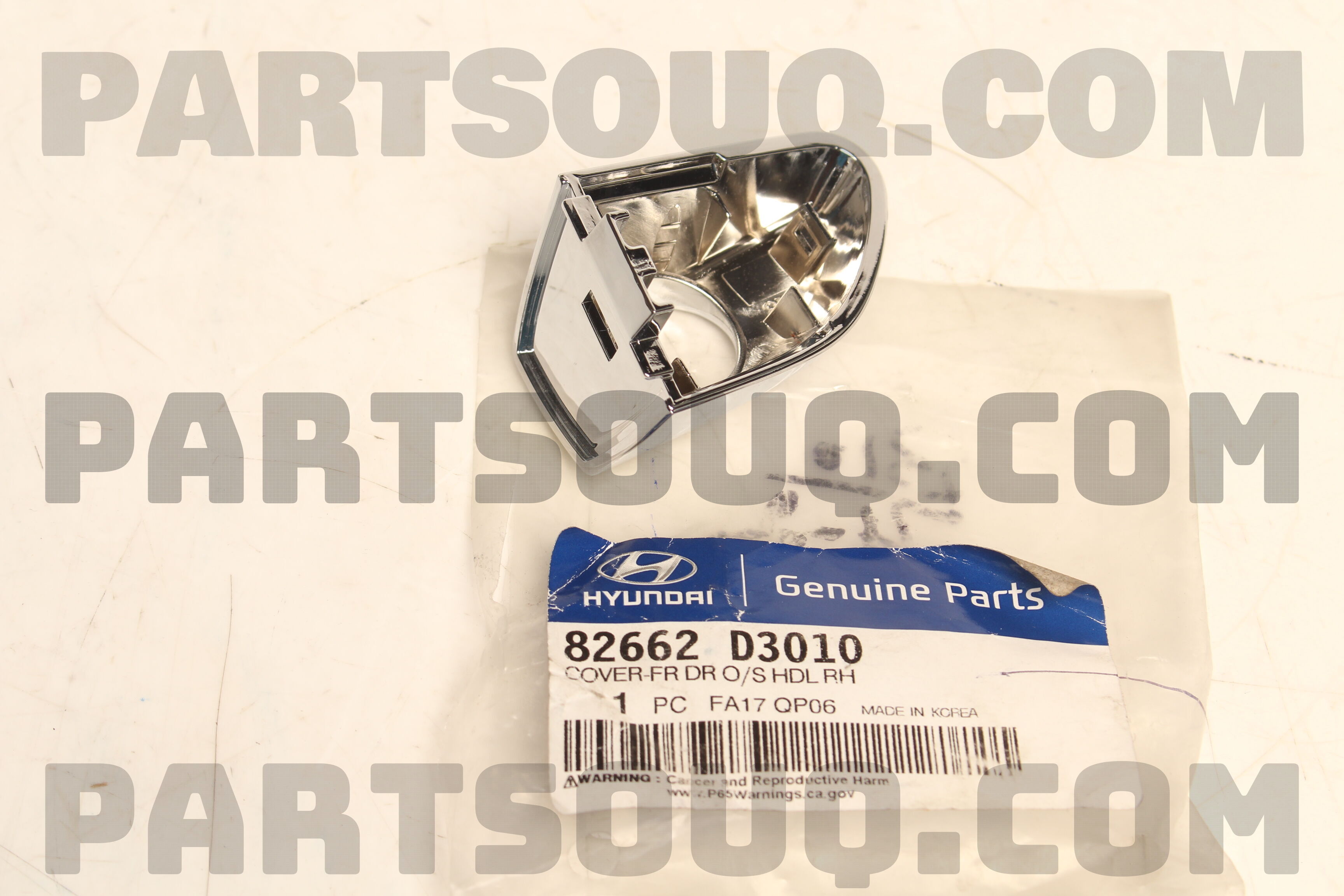 COVER-FR DR O/S HDL RH 82662D3010 | Hyundai / KIA Parts | PartSouq
