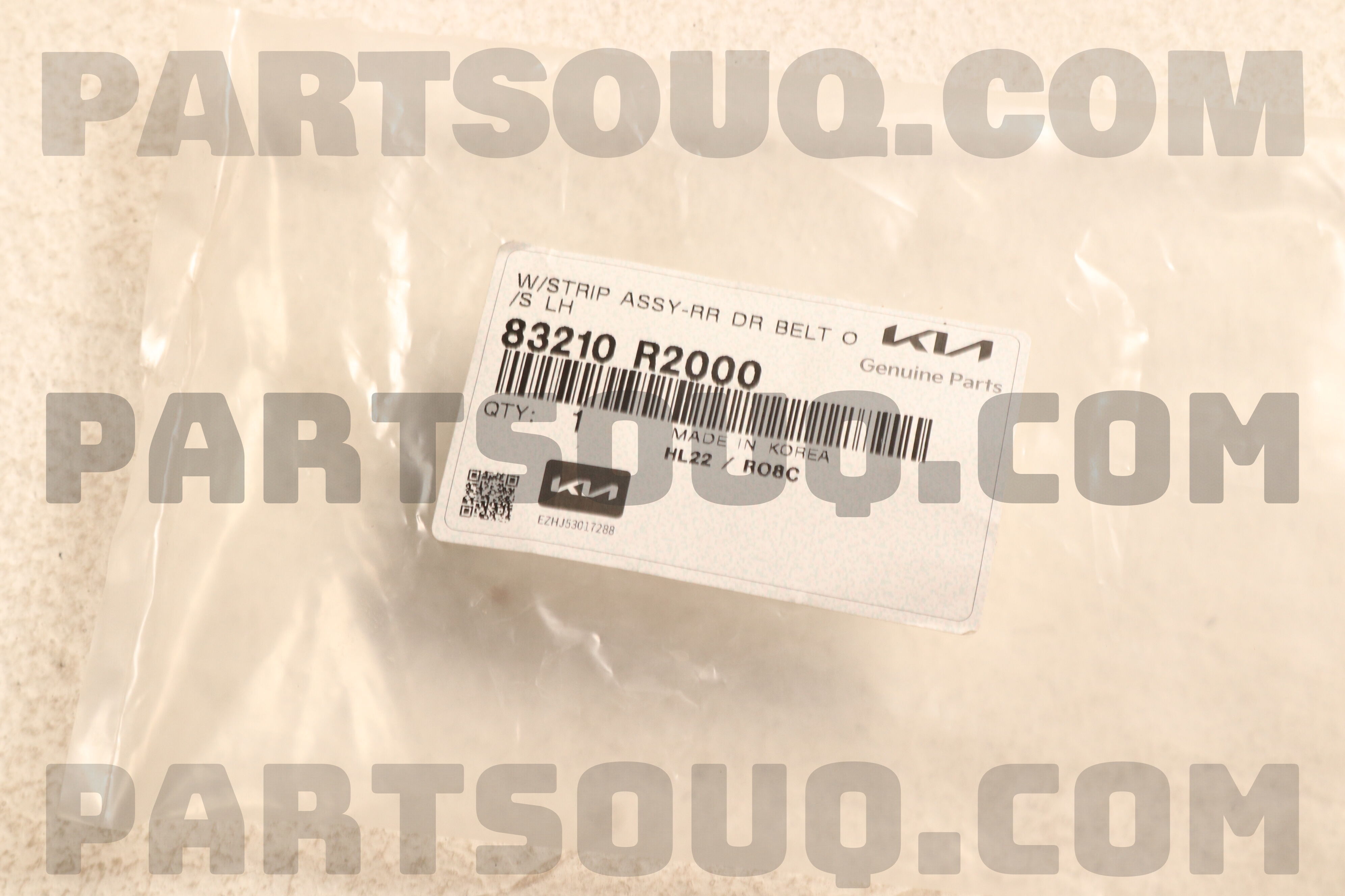 W/STRIP ASSY-RR DR BELT O/S LH 83210R2000 | Hyundai / KIA Parts | PartSouq