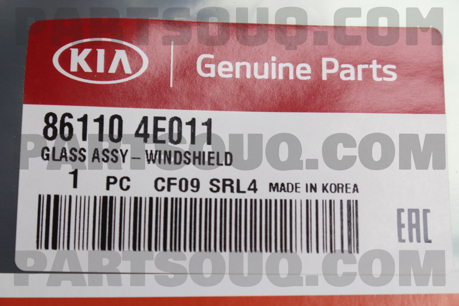 GLASS ASSY-W/SHLD 861104E011 | Hyundai / KIA Parts | PartSouq