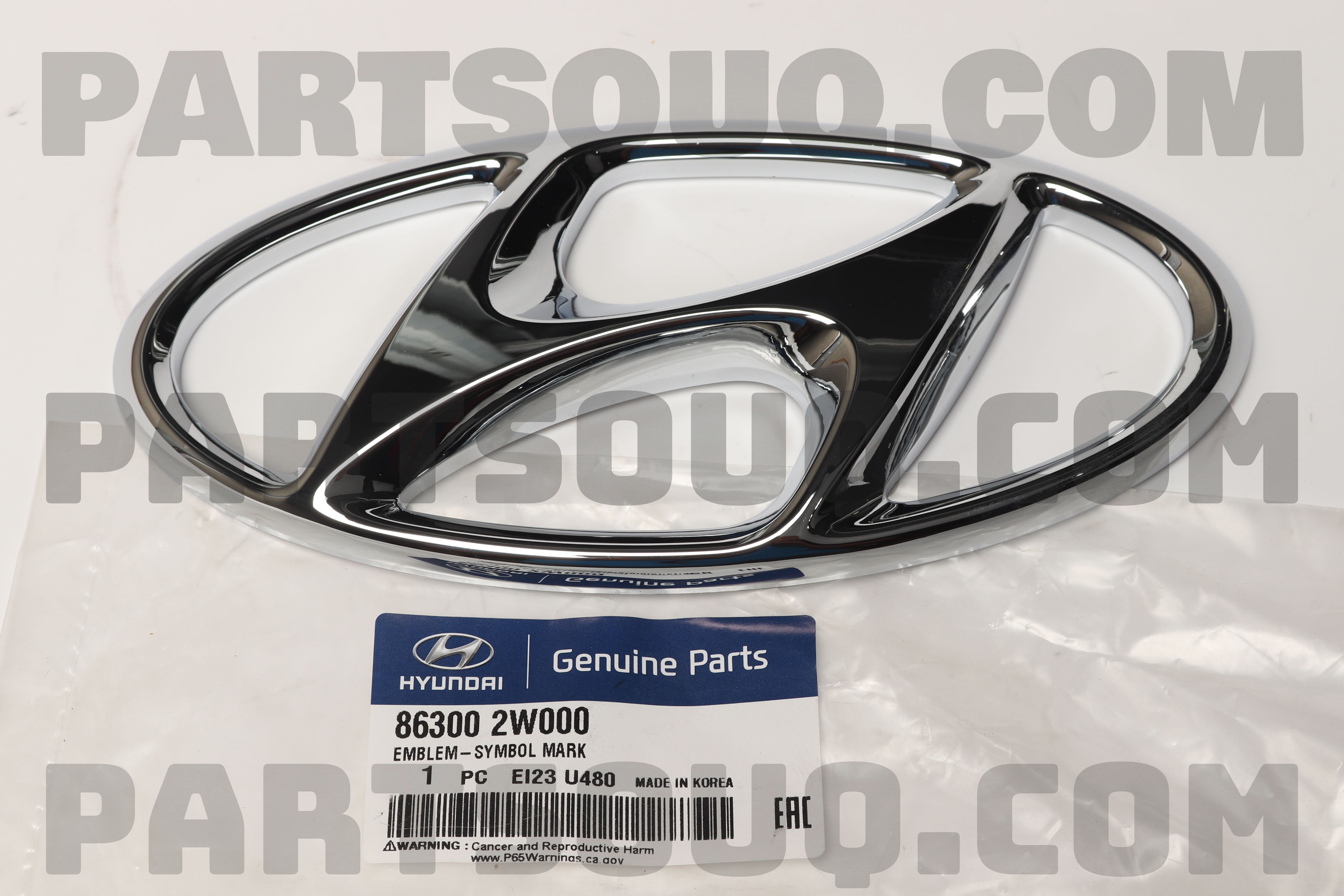 EMBLEM-SYMBOL MARK 863002W000 | Hyundai / KIA Parts | PartSouq