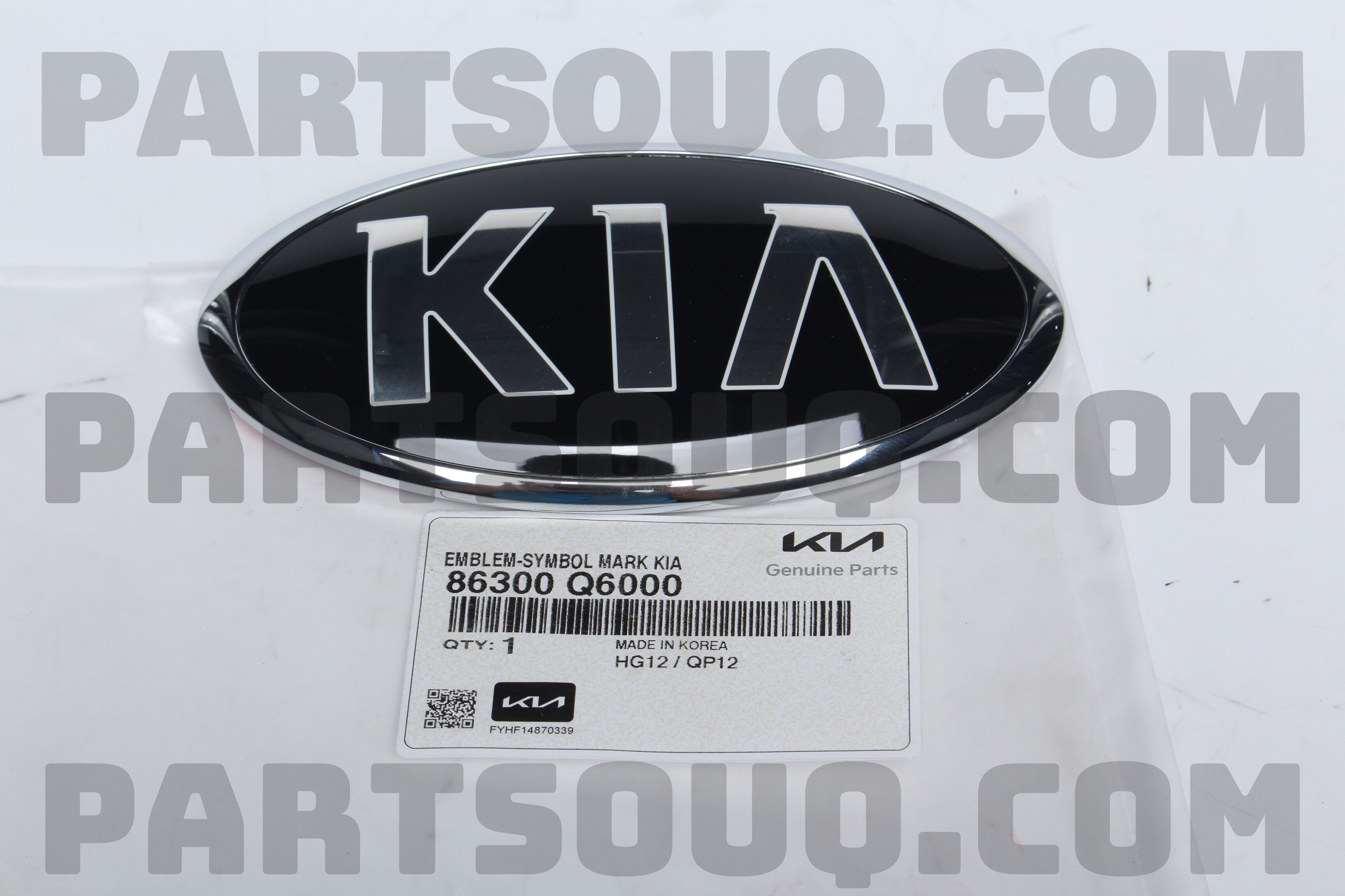 EMBLEM-SYMBOL MARK KIA 86300Q6000 | Hyundai / KIA Parts | PartSouq