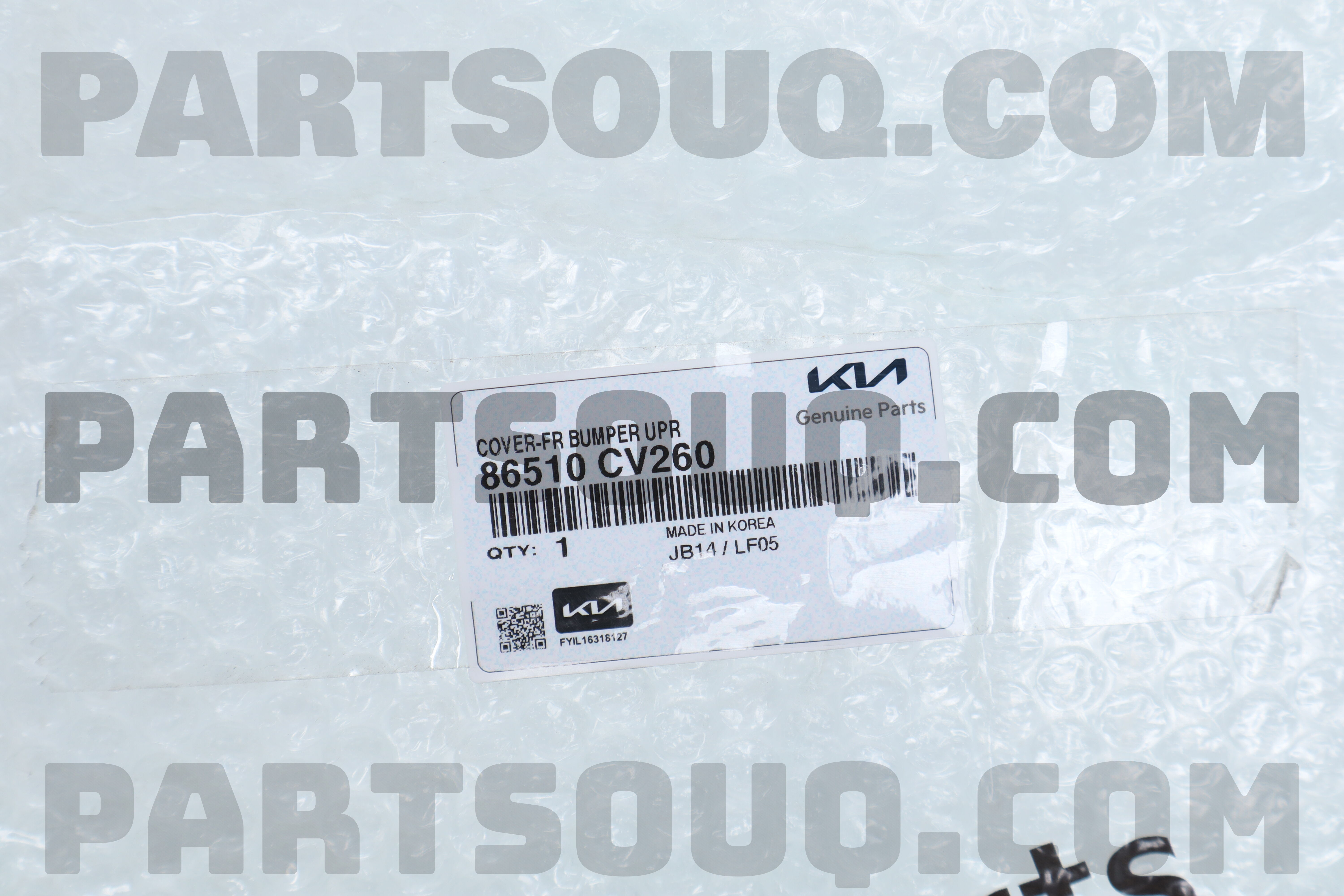 COVER-FR BUMPER UPR 86510CV260 | Hyundai / KIA Parts | PartSouq