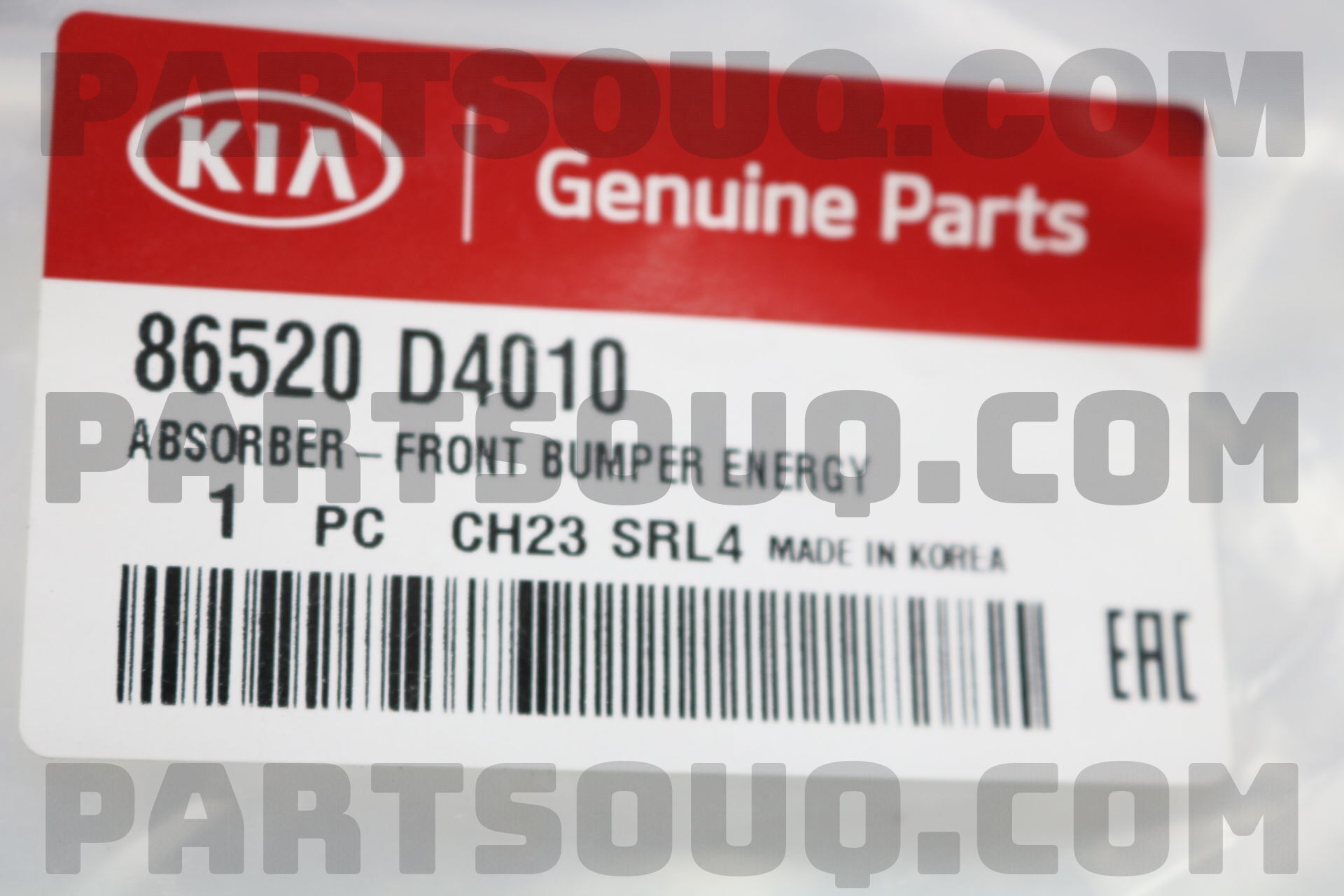 ABSORBER-FRONT BUMPER ENERGY 86520D4010 | Hyundai / KIA Parts | PartSouq