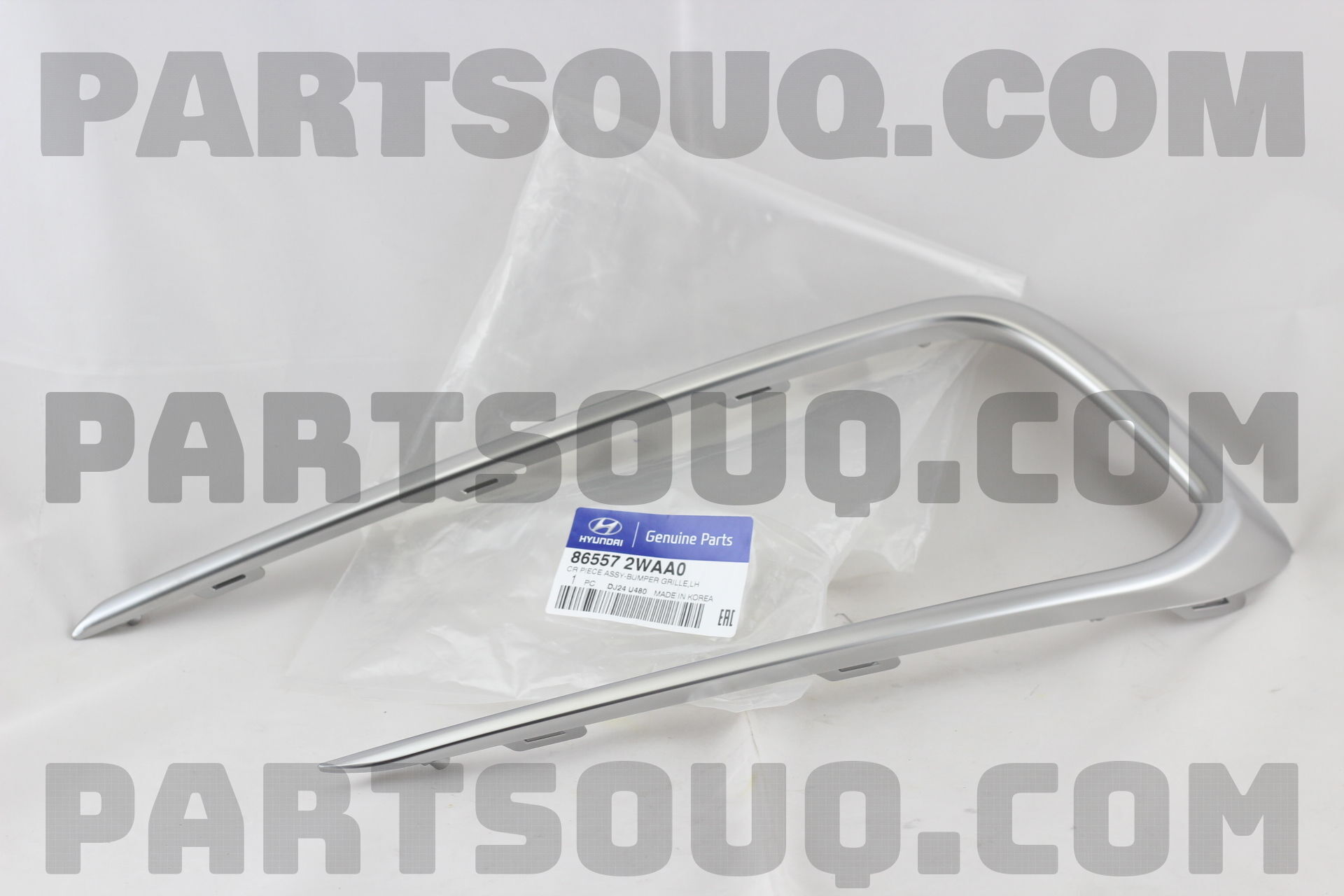 CR PIECE ASSY-BUMPER GRILLE,LH 865572WAA0 | Hyundai / KIA Parts | PartSouq