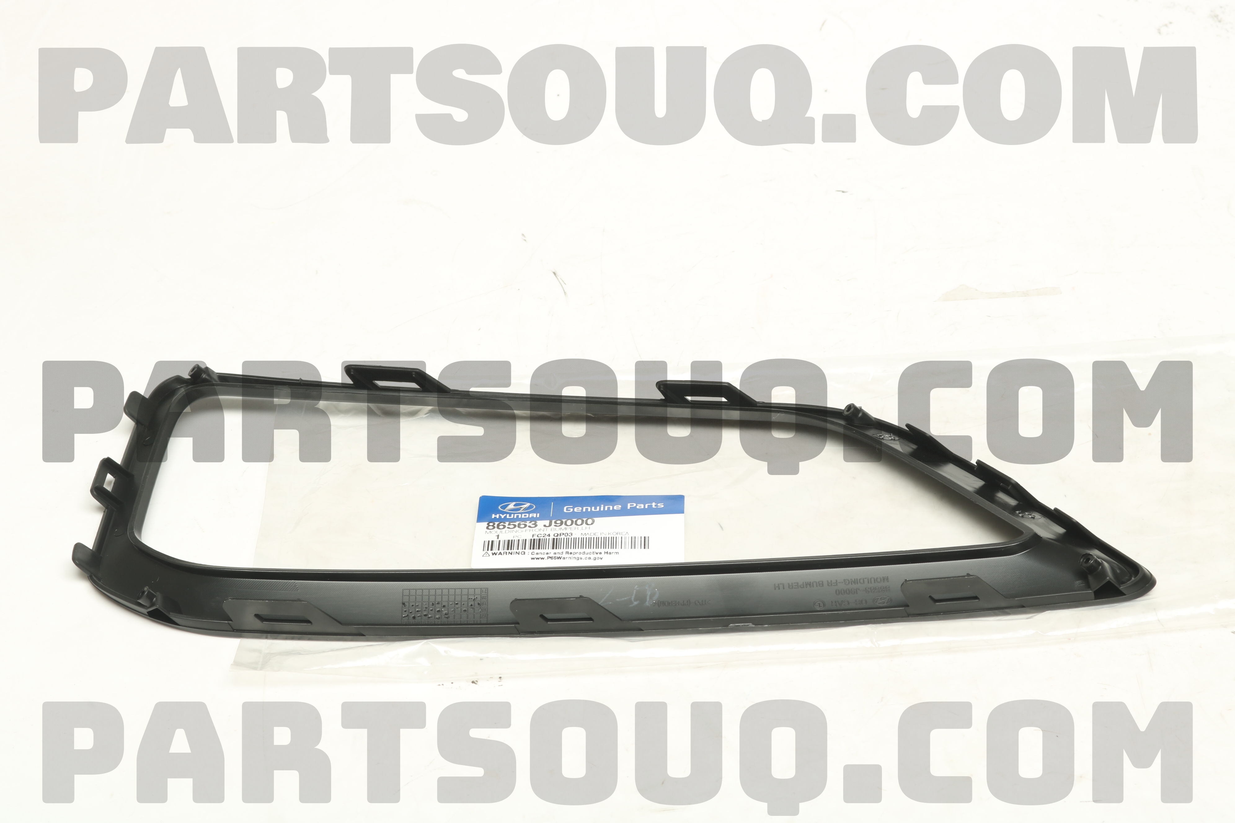 MOULDING-FRONT BUMPER,LH 86563J9000 | Hyundai / KIA Parts | PartSouq