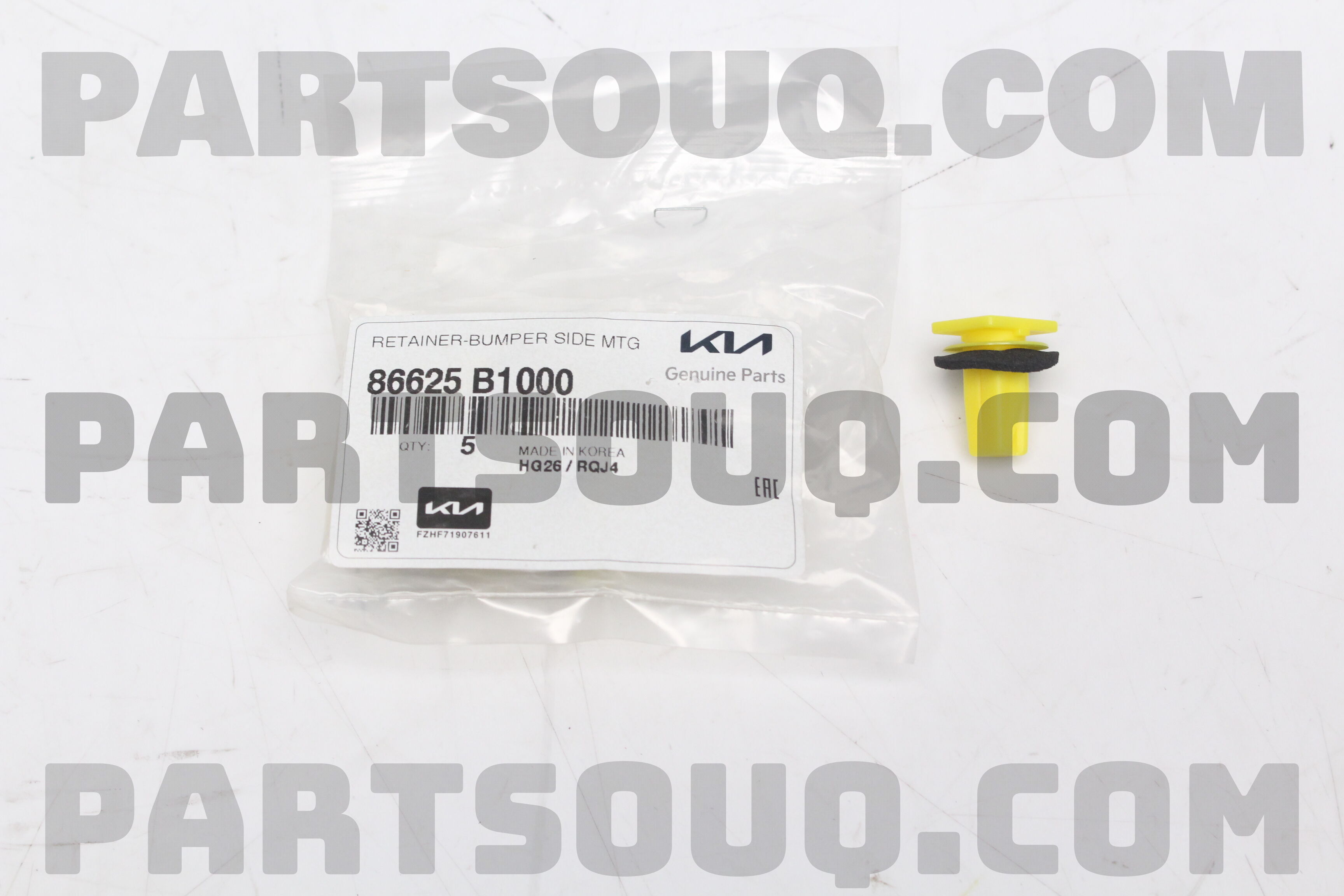 RETAINER-BUMPER SIDE MTG 86625B1000 | Hyundai / KIA Parts | PartSouq