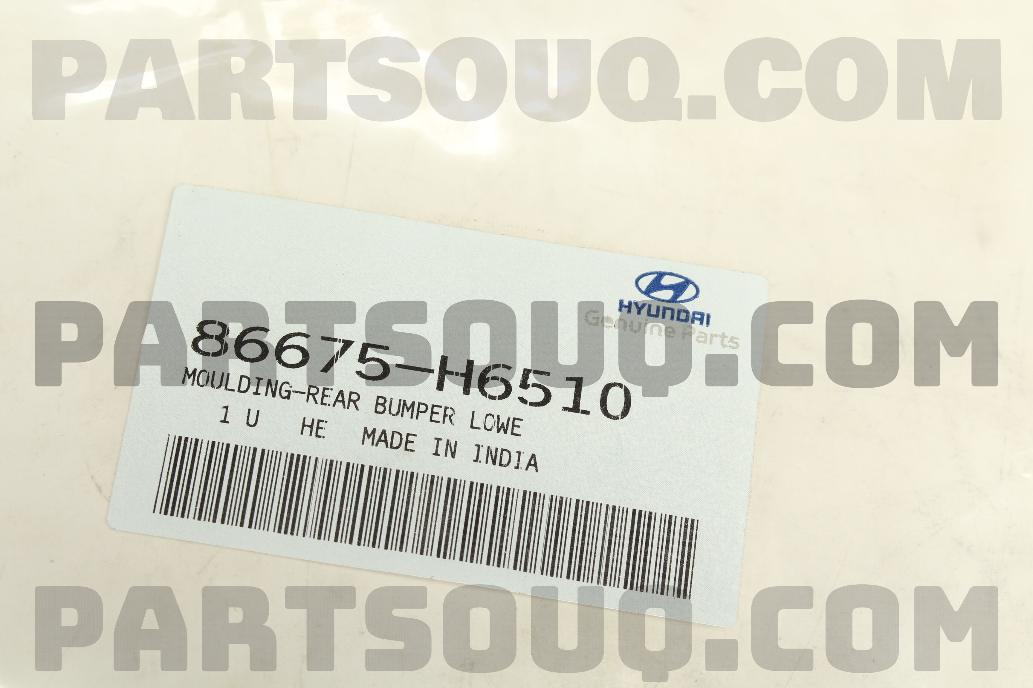 MOULDING-REAR BUMPER LOWER,LH 86675H6510 | Hyundai / KIA Parts | PartSouq