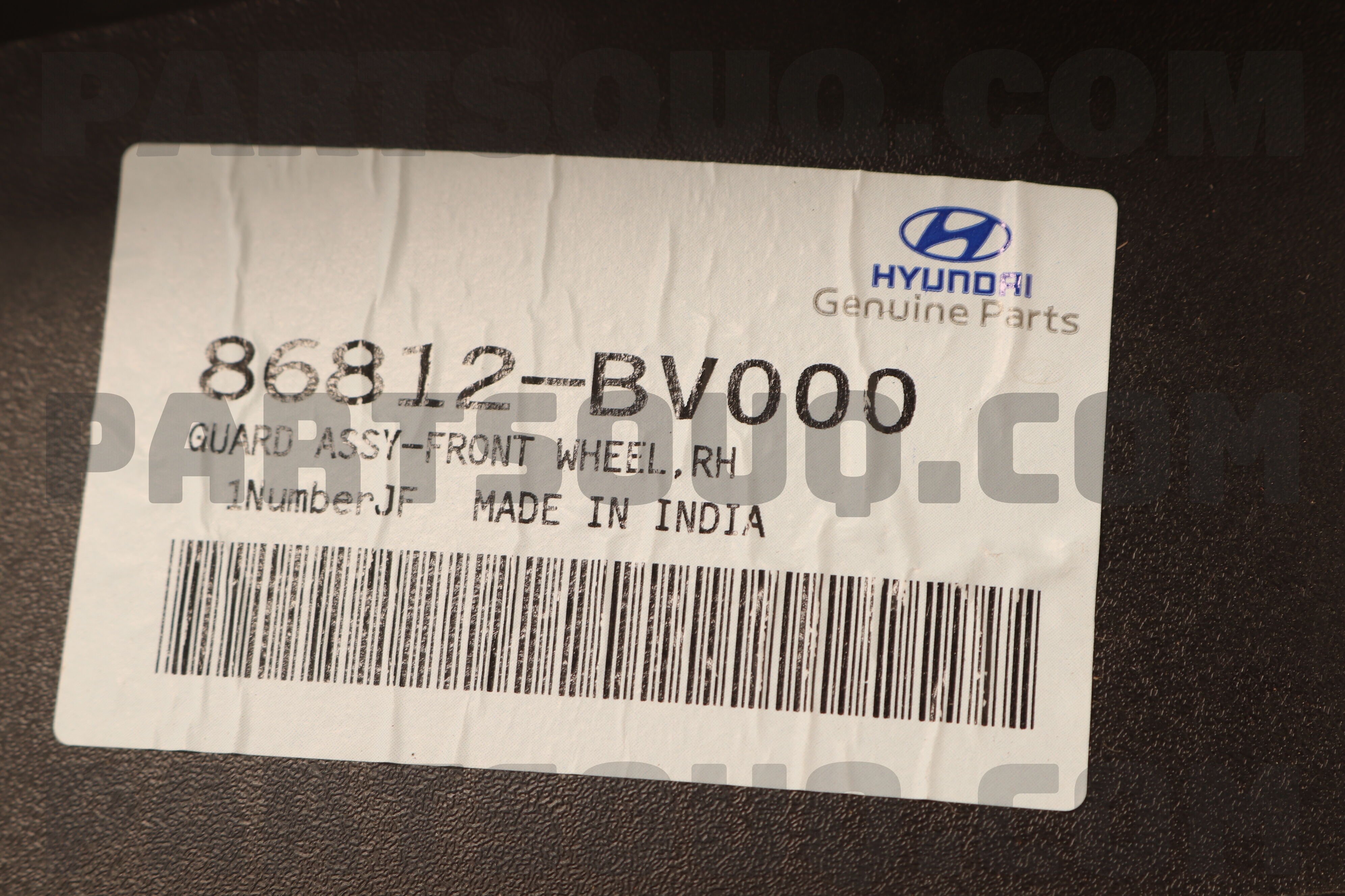 GUARD ASSY-FRONT WHEEL,RH 86812BV000 | Hyundai / KIA Parts | PartSouq