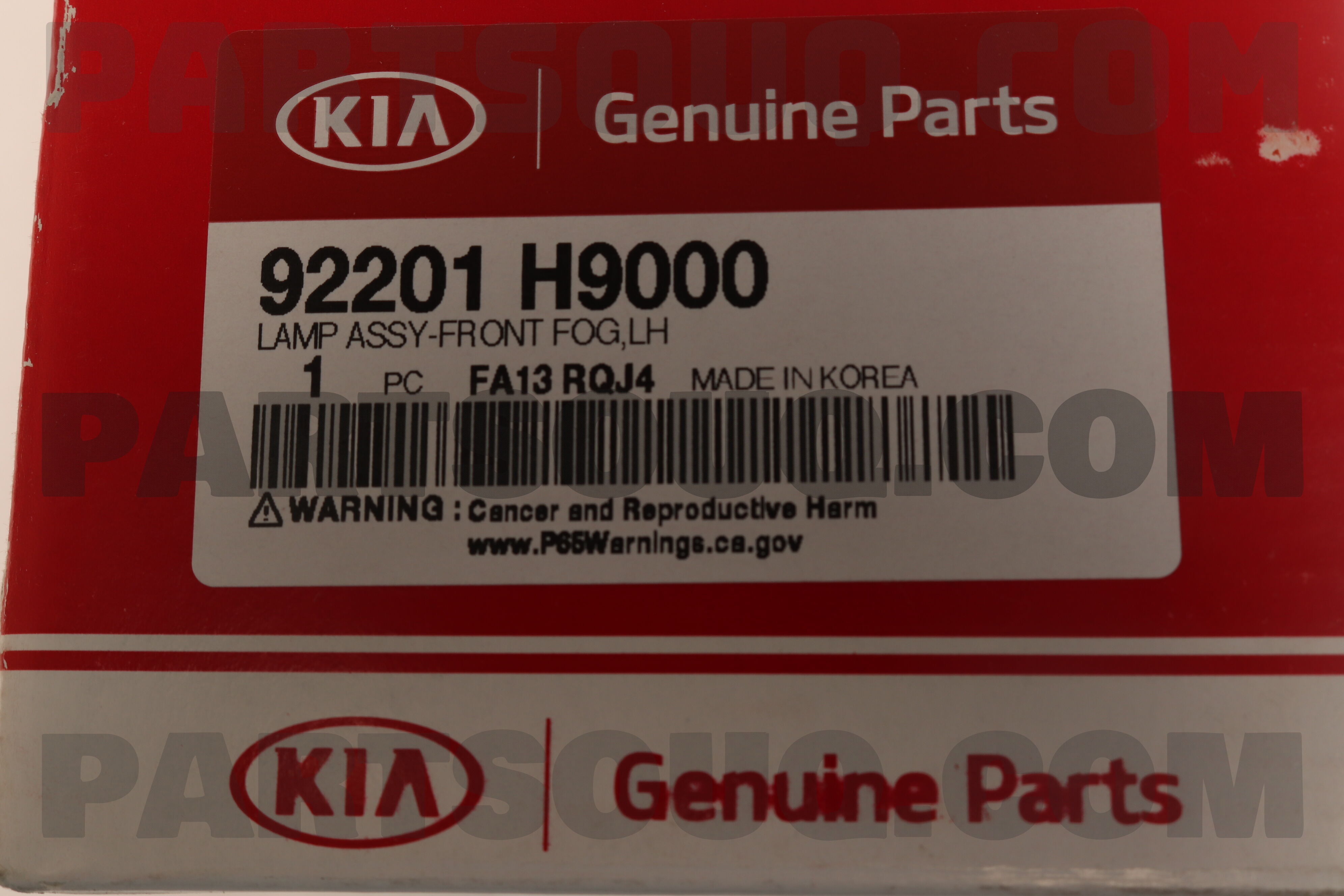 LAMPASSY-FRONTFOG 92201H9000 | Hyundai / KIA Parts | PartSouq
