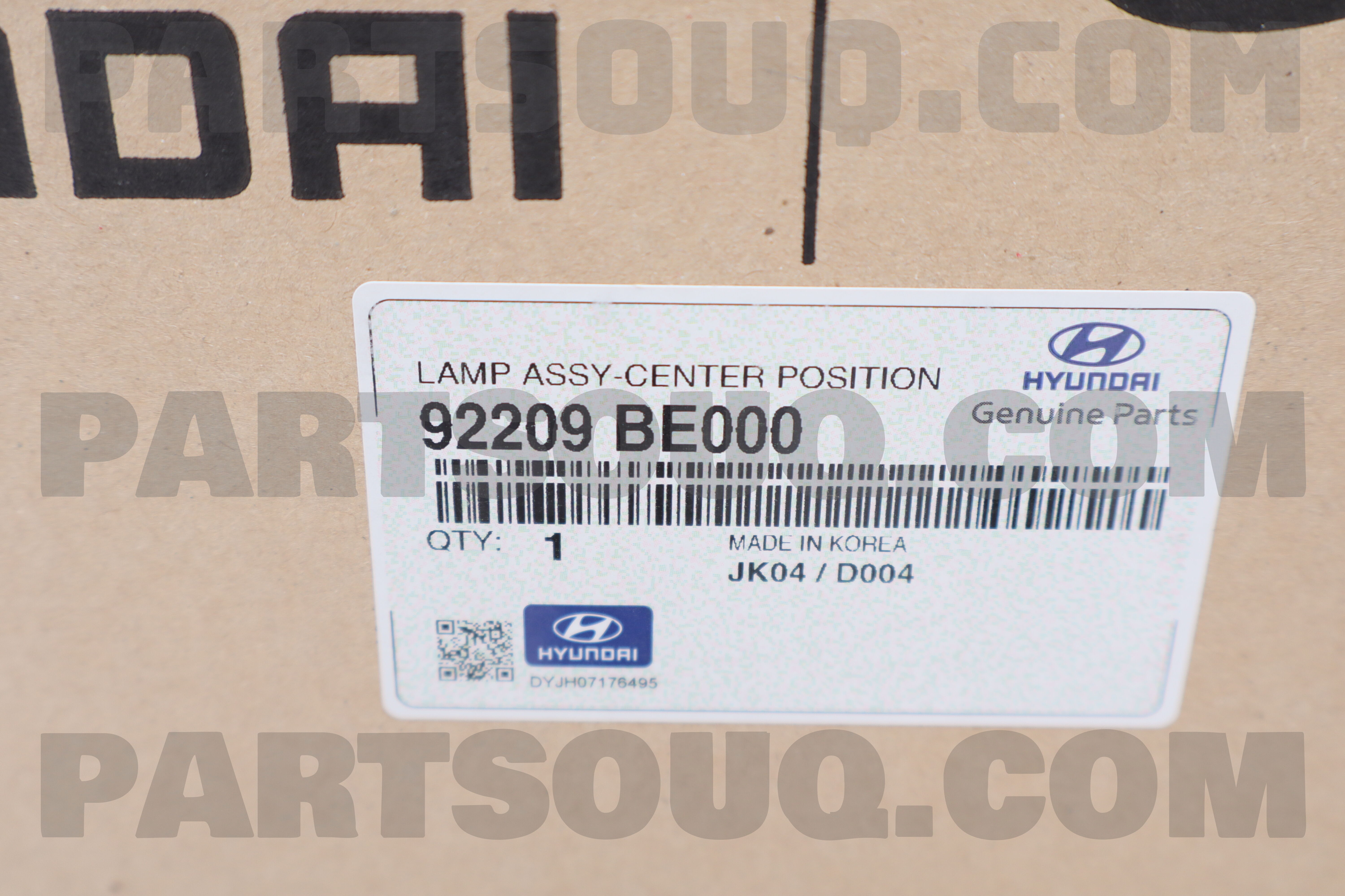 LAMP ASSY-CENTER POSITION 92209BE000 | Hyundai / KIA Parts | PartSouq