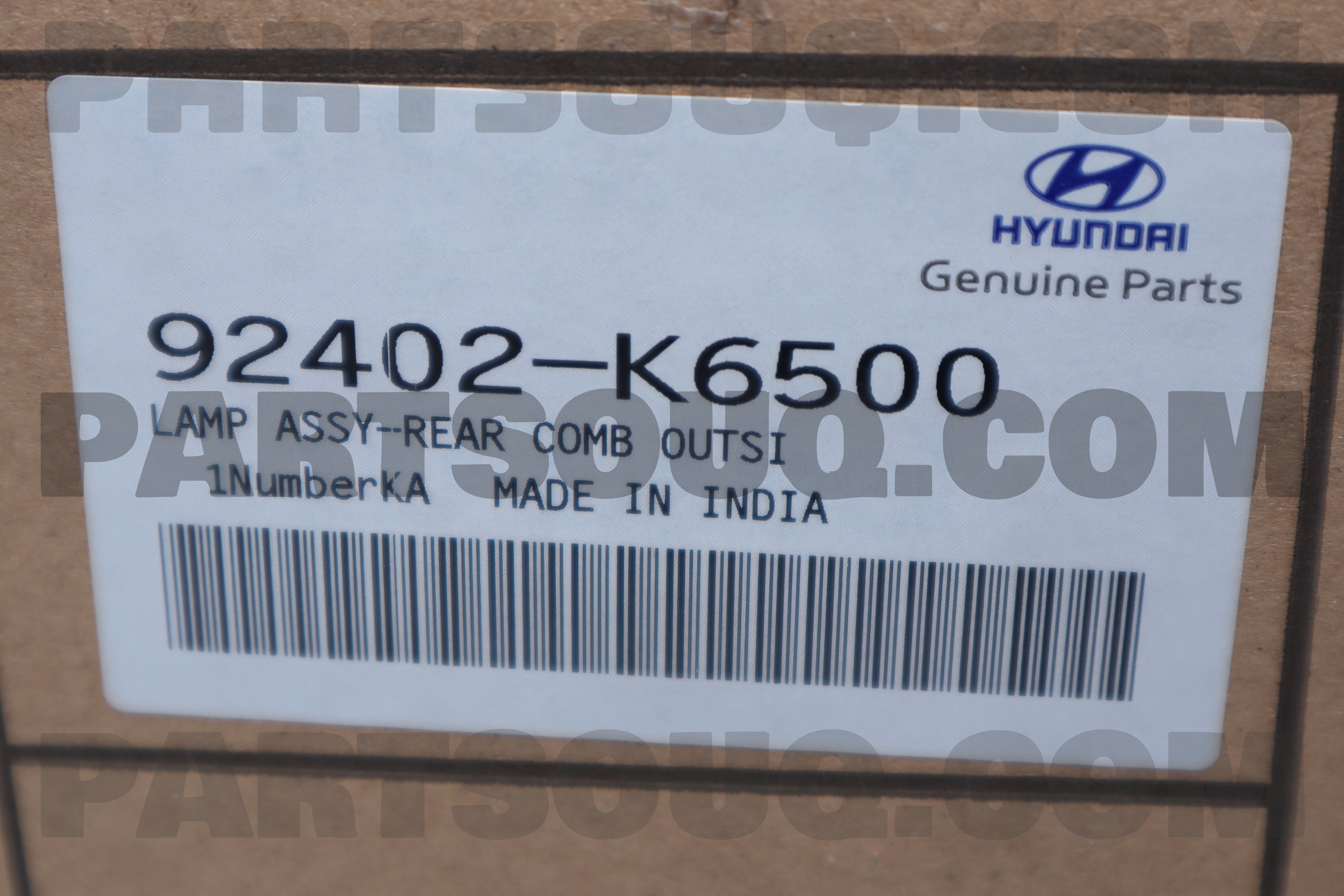 LAMP ASSY-REAR COMB OUTSIDE,RH 92402K6500 | Hyundai / KIA Parts | PartSouq
