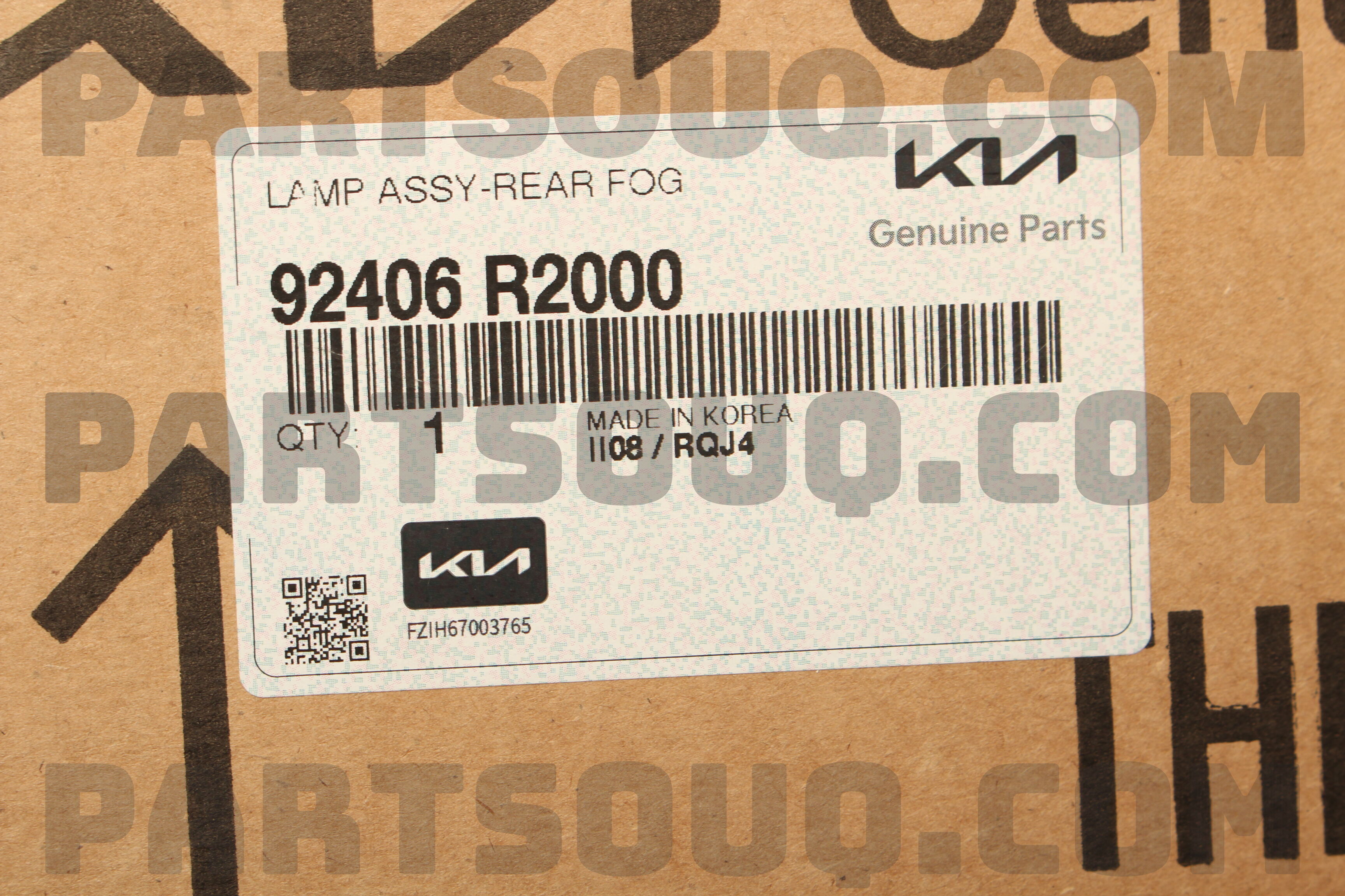 LAMP ASSY-REAR FOG 92406R2000 | Hyundai / KIA Parts | PartSouq