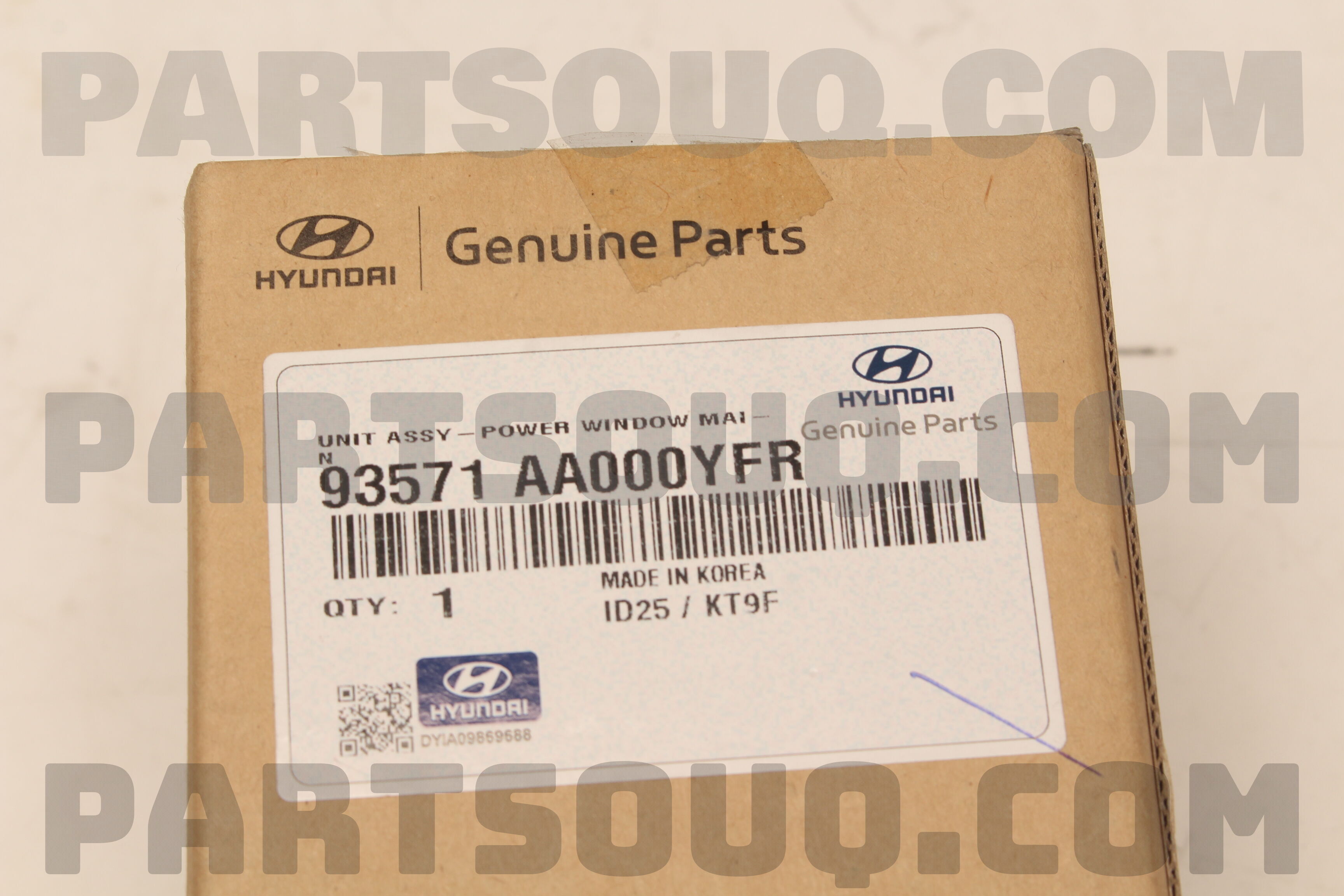 UNIT ASSY-POWER WINDOW MAIN 93571AA000YFR | Hyundai / KIA Parts | PartSouq