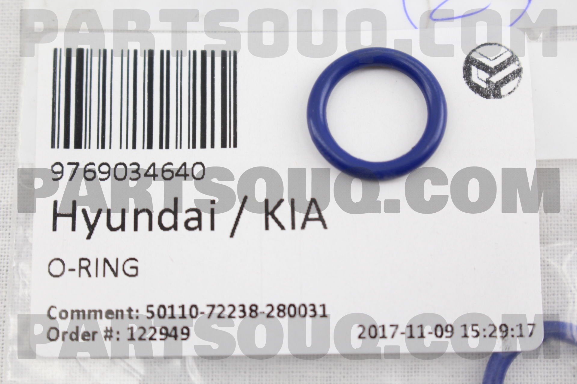 O-RING 9769034340 | Hyundai / KIA Parts | PartSouq
