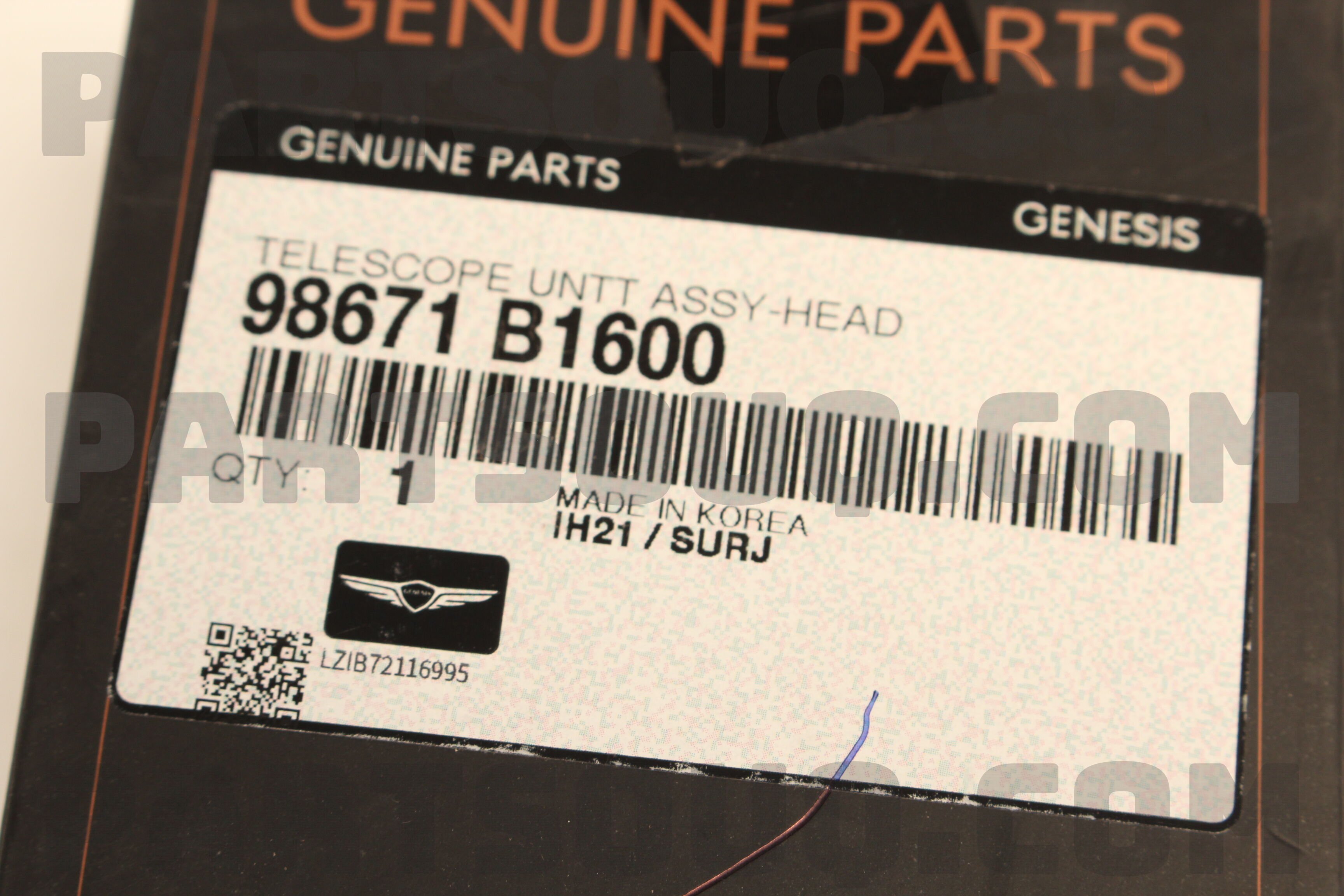 TELESCOPE UNTT ASSY-HEAD LAMP 98671B1600 | Hyundai / KIA Parts | PartSouq