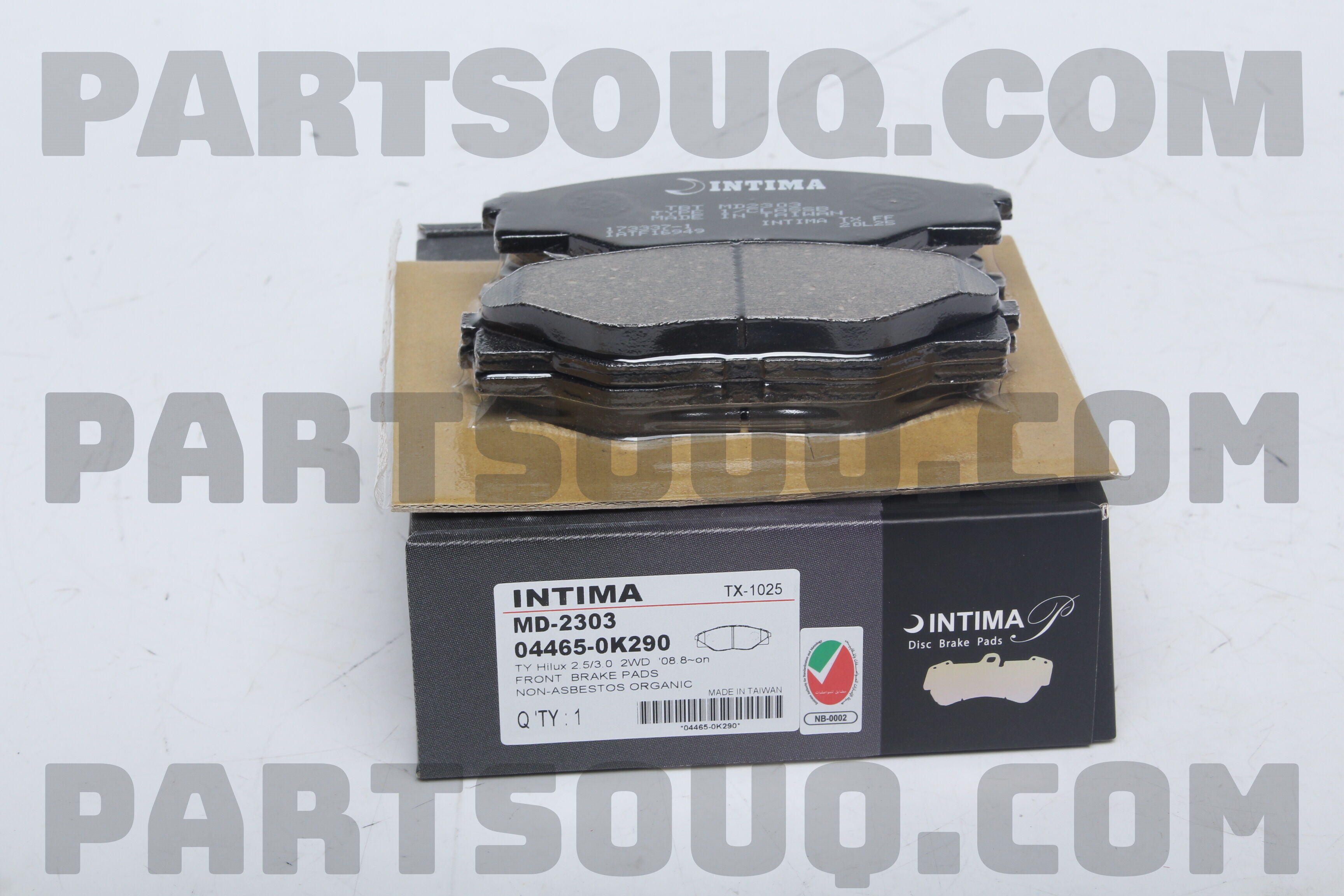 PAD KIT, DISC BRAKE, FRONT 044650K290 | Toyota Parts | PartSouq