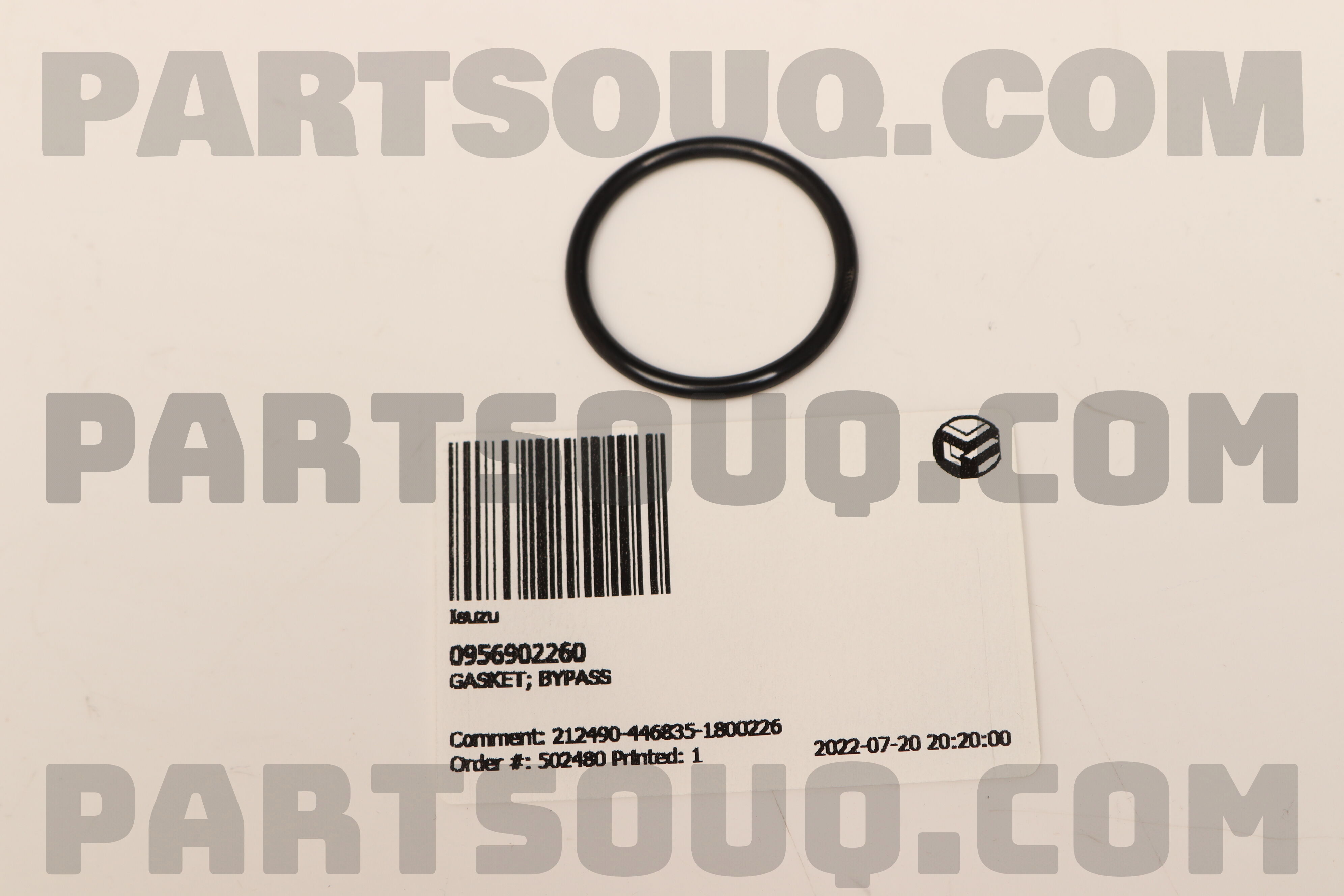GASKET; BYPASS 0956902260 | Isuzu Parts | PartSouq