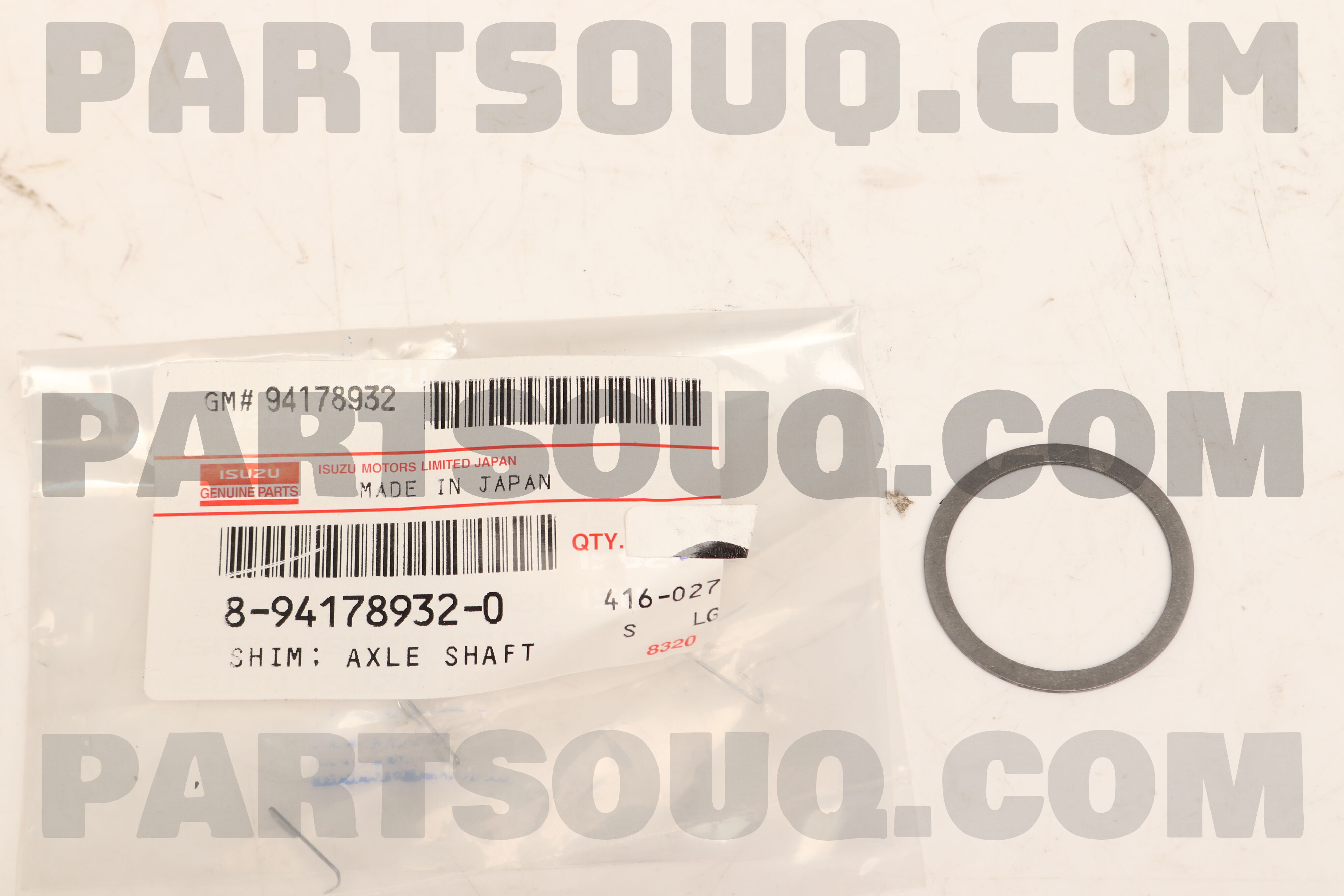 SHIM; AXLE S 8941789320 | Isuzu Parts | PartSouq