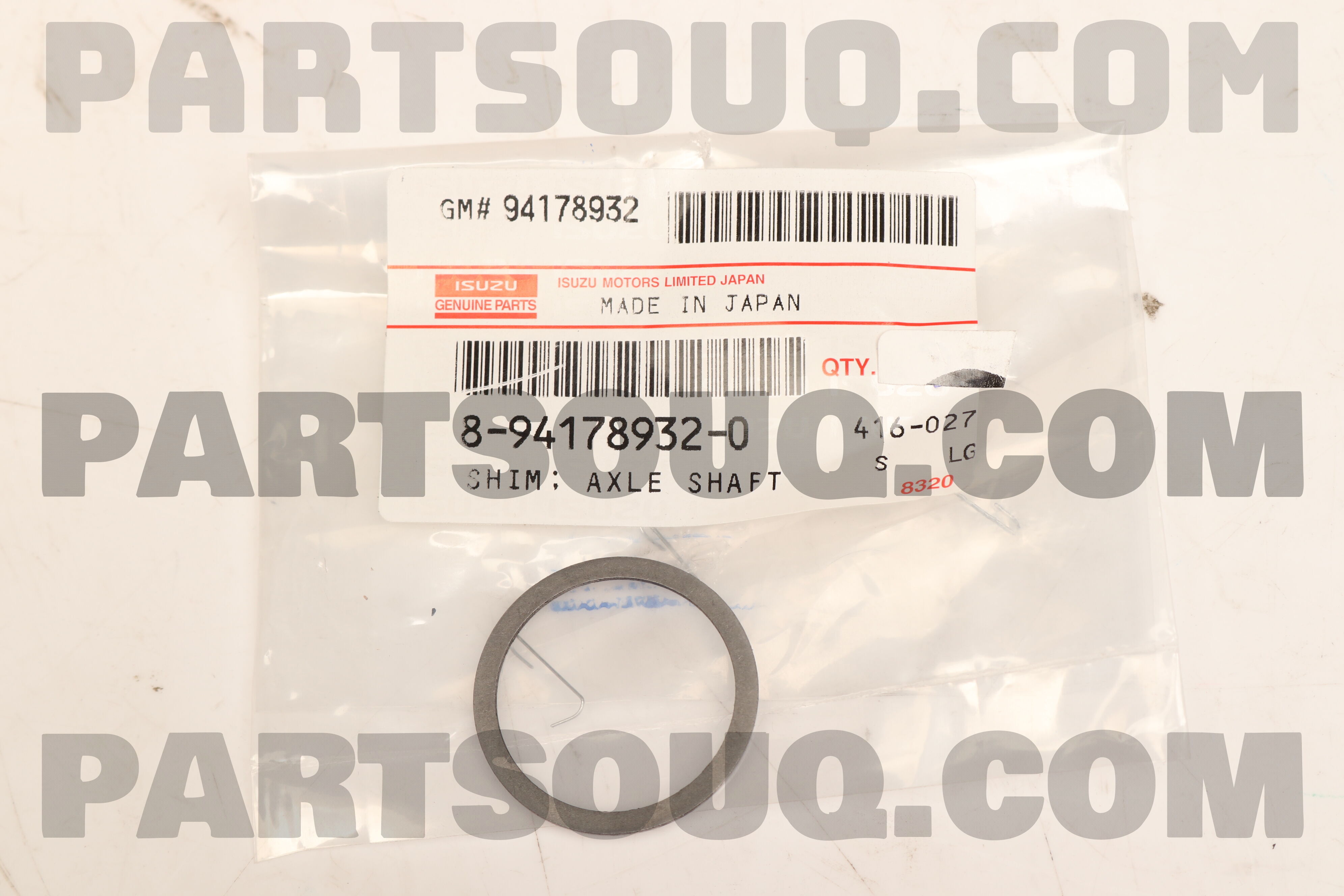 SHIM; AXLE S 8941789320 | Isuzu Parts | PartSouq