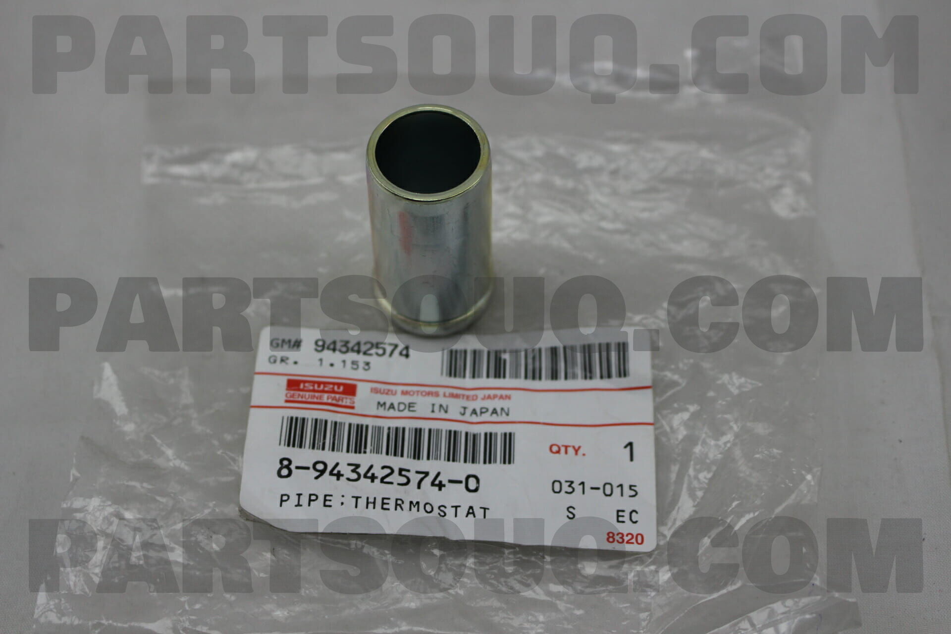 PIPE;THERMOS 8943425740 | Isuzu Parts | PartSouq