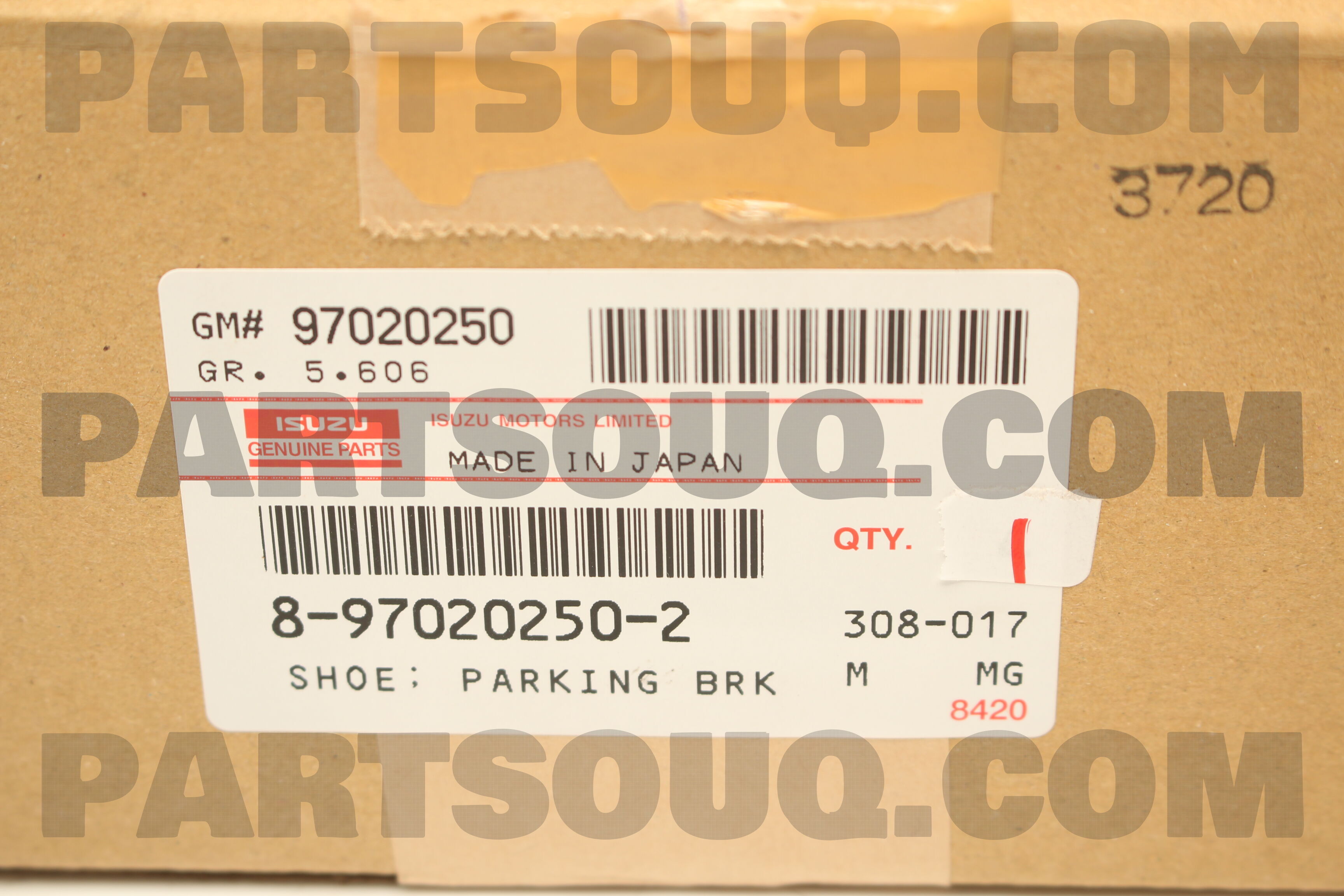 SHOE; PARKIN 8970202502 | Isuzu Parts | PartSouq