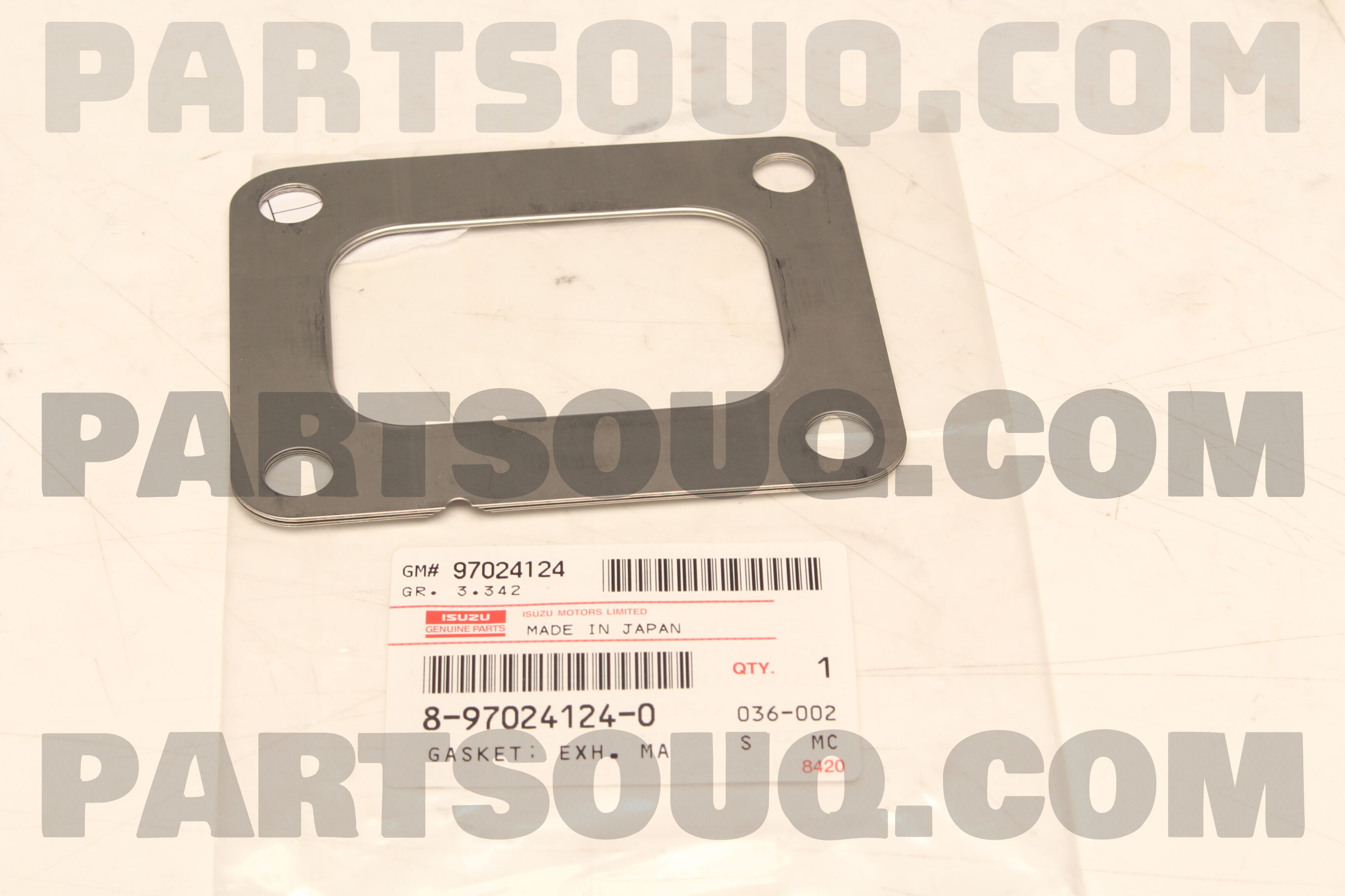 GASKET; EXH. MA 8970241240 | Isuzu Parts | PartSouq