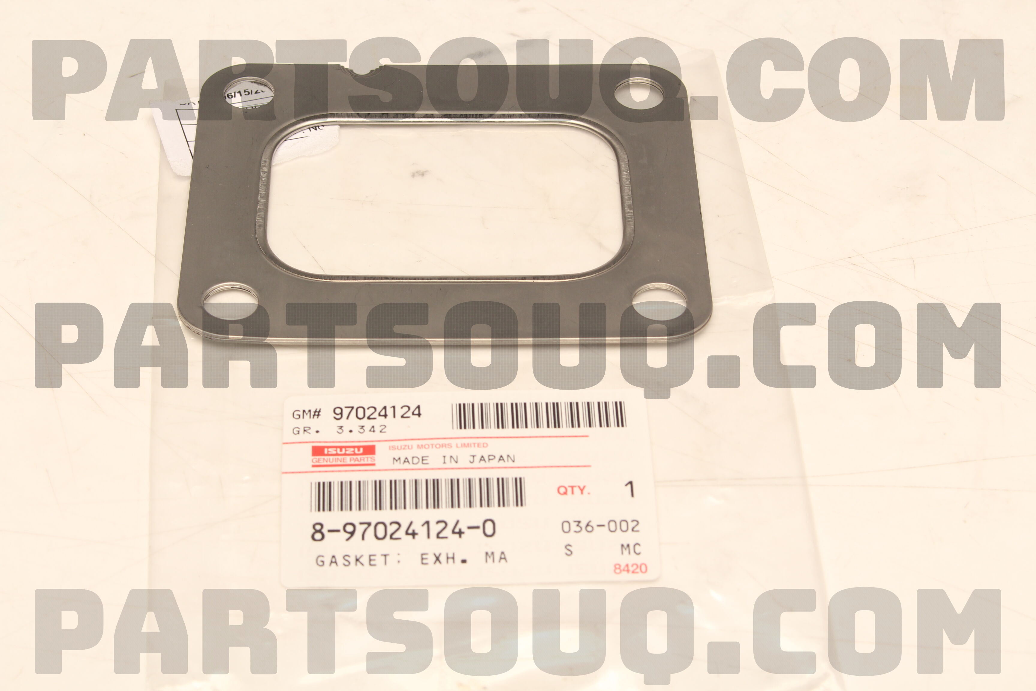 GASKET; EXH. MA 8970241240 | Isuzu Parts | PartSouq