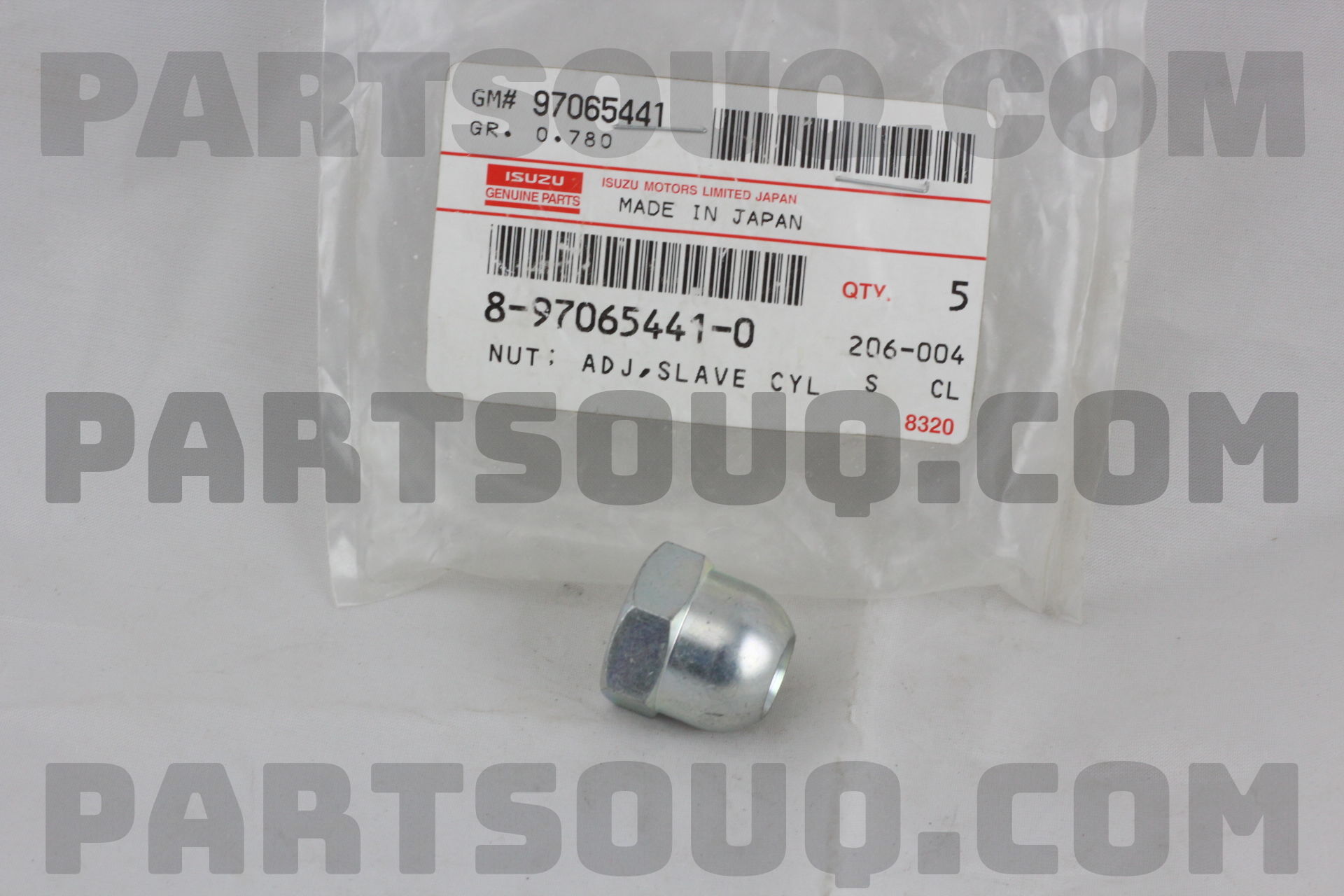 NUT; ADJ,SLA 8970654410 | Isuzu Parts | PartSouq