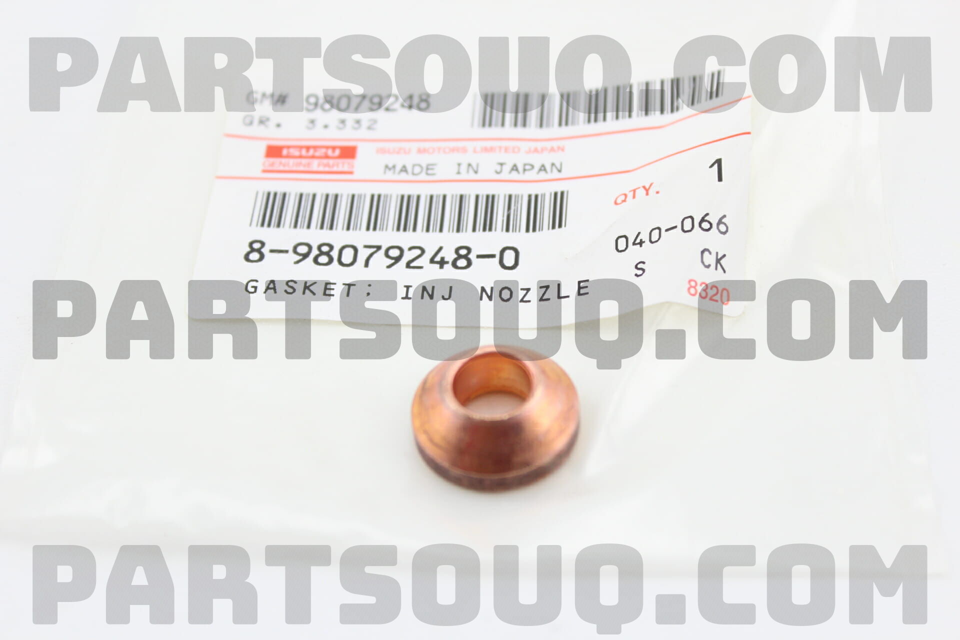 GASKET; INJ NOZ 8980792480 | Isuzu Parts | PartSouq