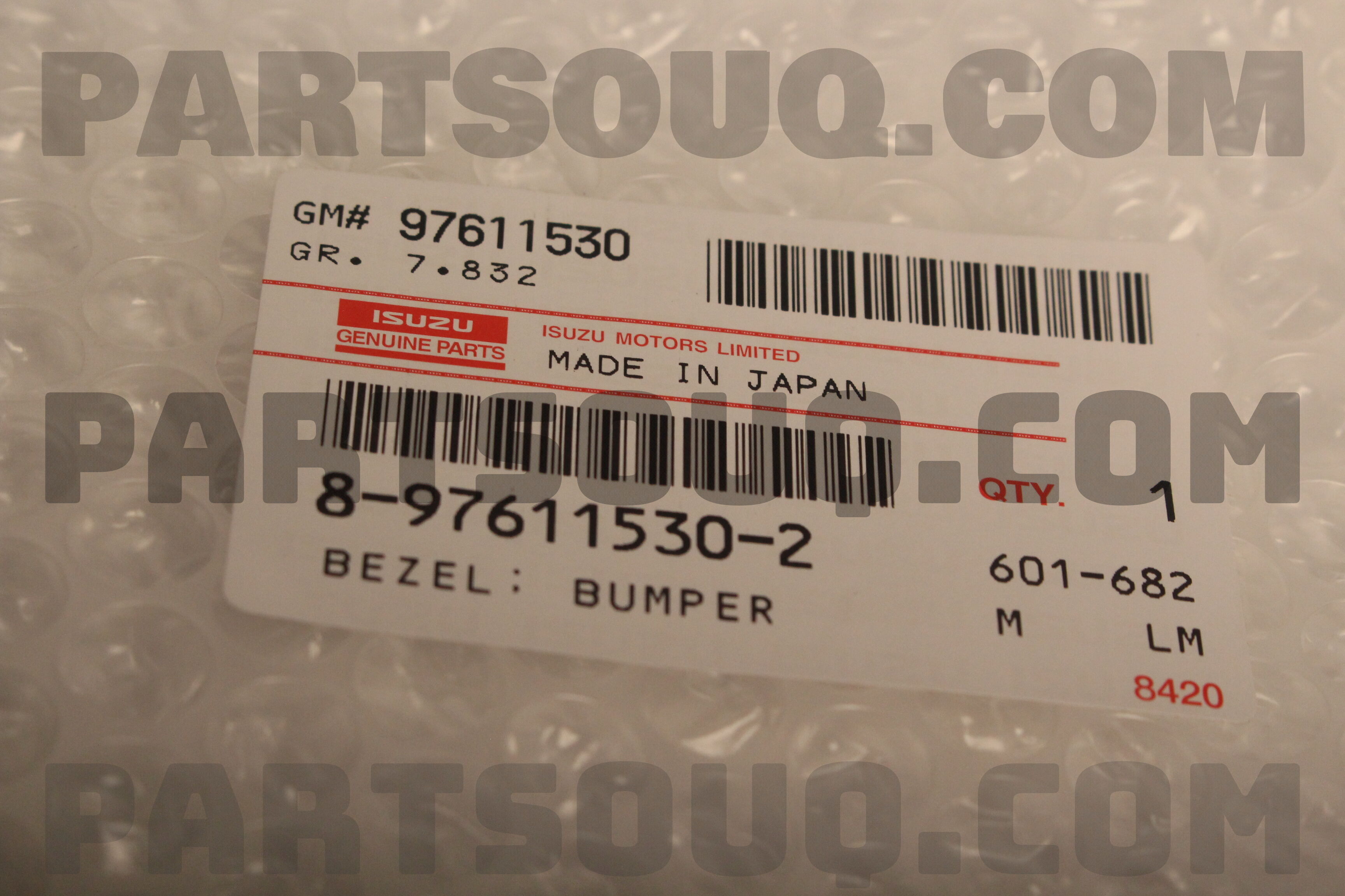 BEZEL; BUMPER 8976115302 | Isuzu Parts | PartSouq
