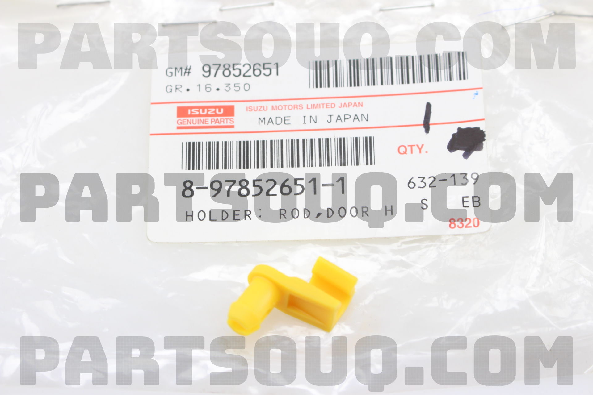 HOLDER; ROD,DOO 8978526511 | Isuzu Parts | PartSouq