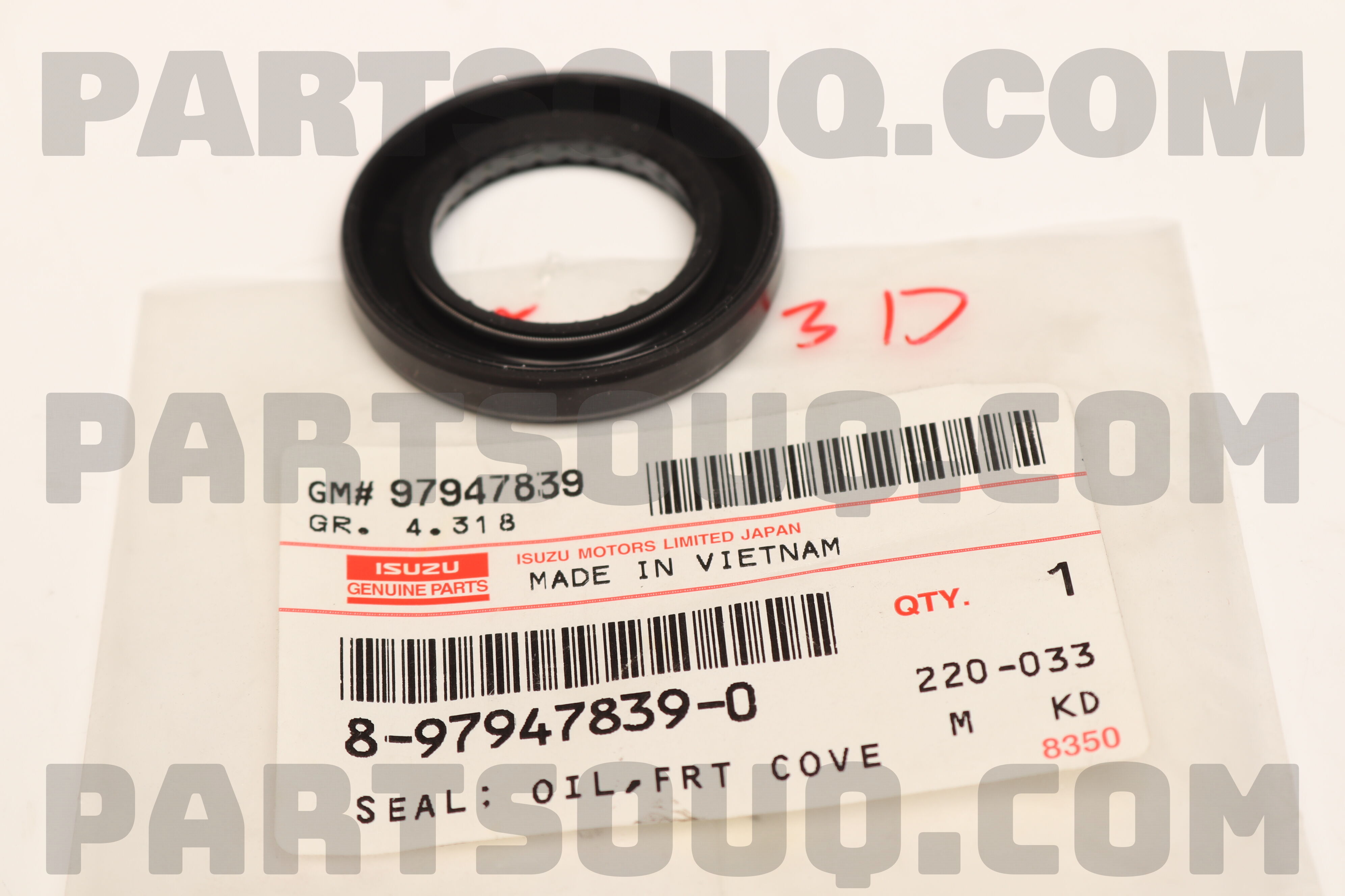 SEAL; OIL,FRT C 8979478390 | Isuzu Parts | PartSouq