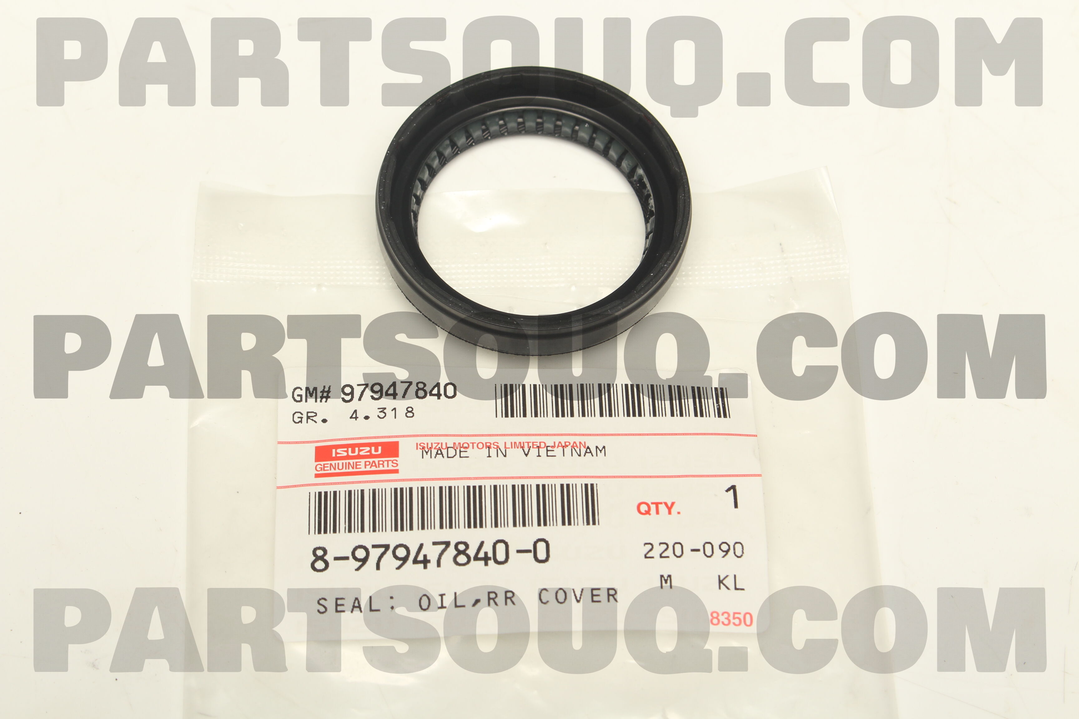 Seal; Oil,Rr Cover 8979478400 | Isuzu Parts | PartSouq