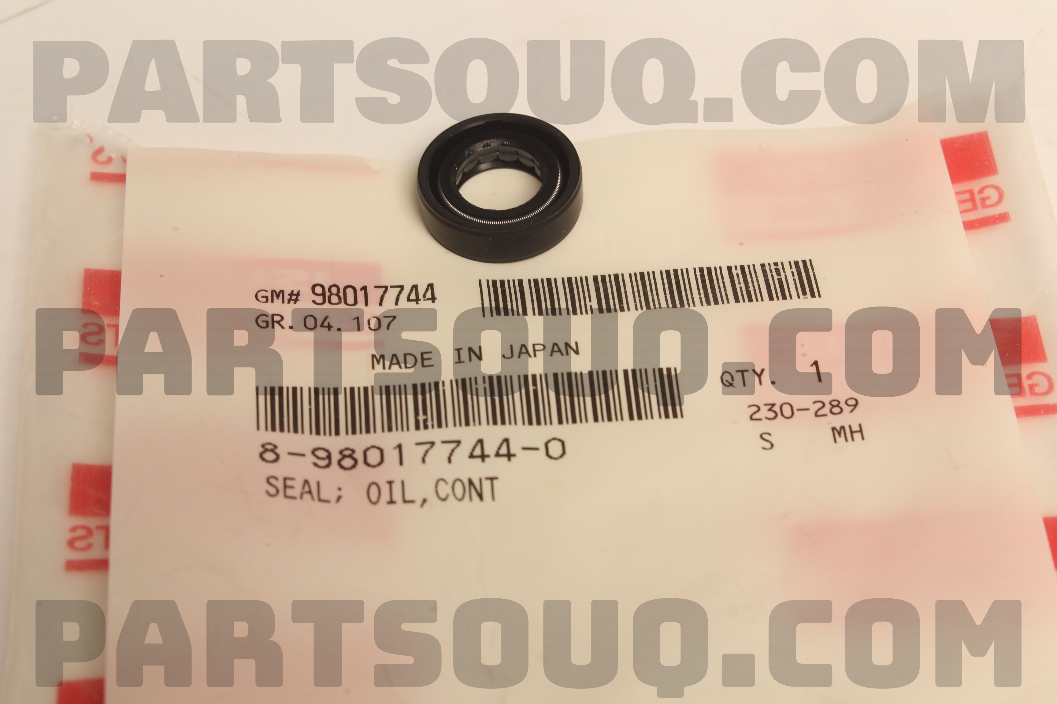SEAL; OIL,CONT 8980177440 | Isuzu Parts | PartSouq