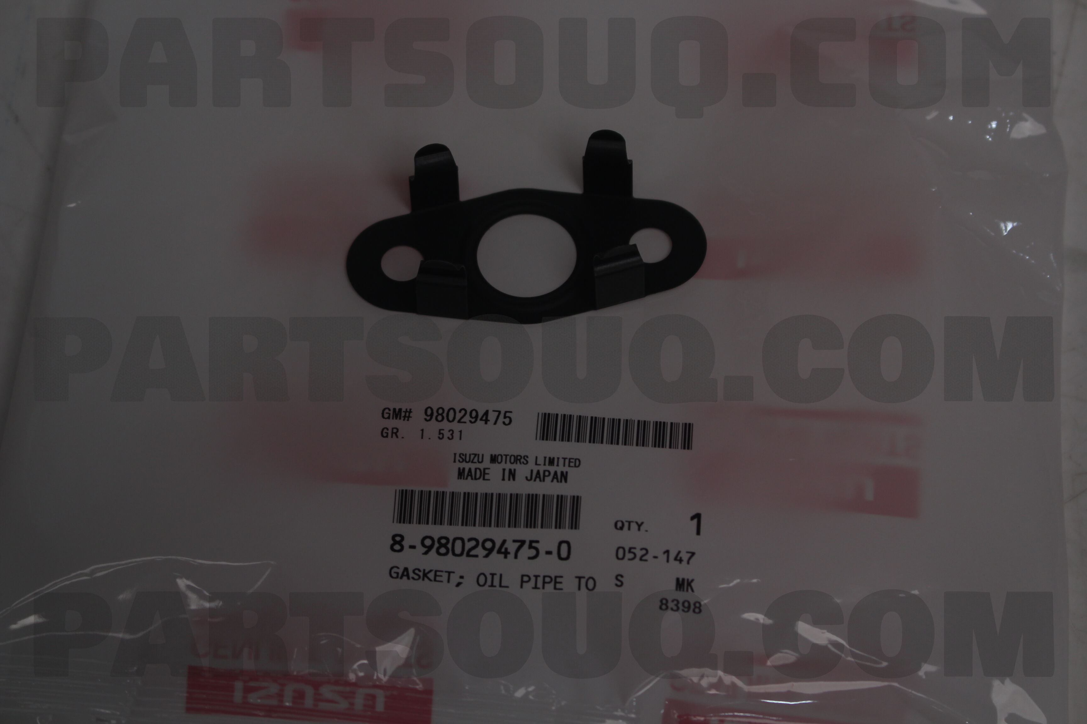 GASKET; OIL PIP 8980294750 | Isuzu Parts | PartSouq