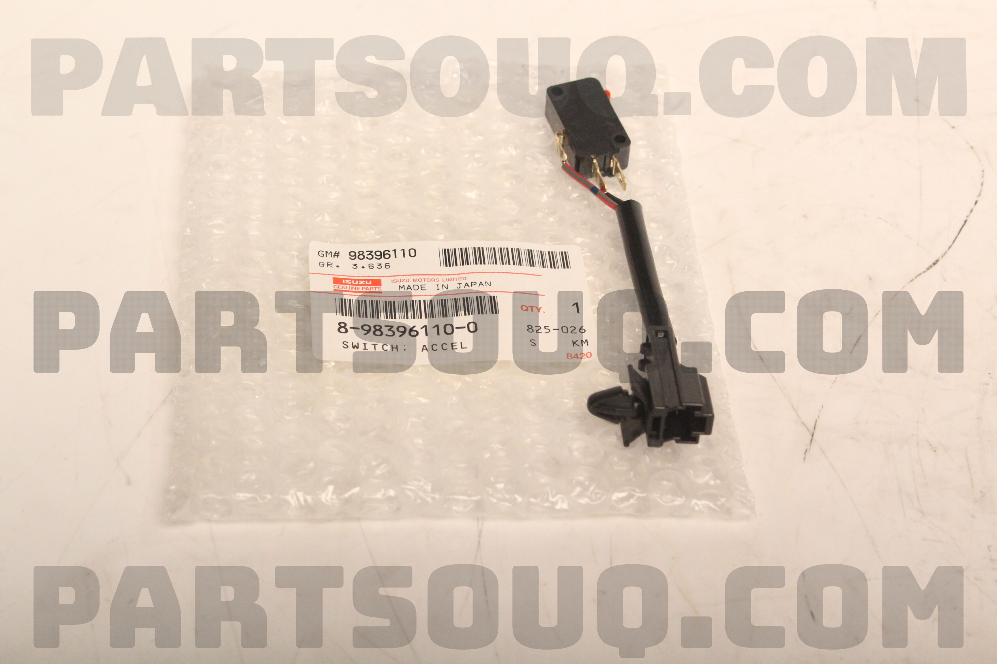 SWITCH; ACCEL 8983961100 | Isuzu Parts | PartSouq