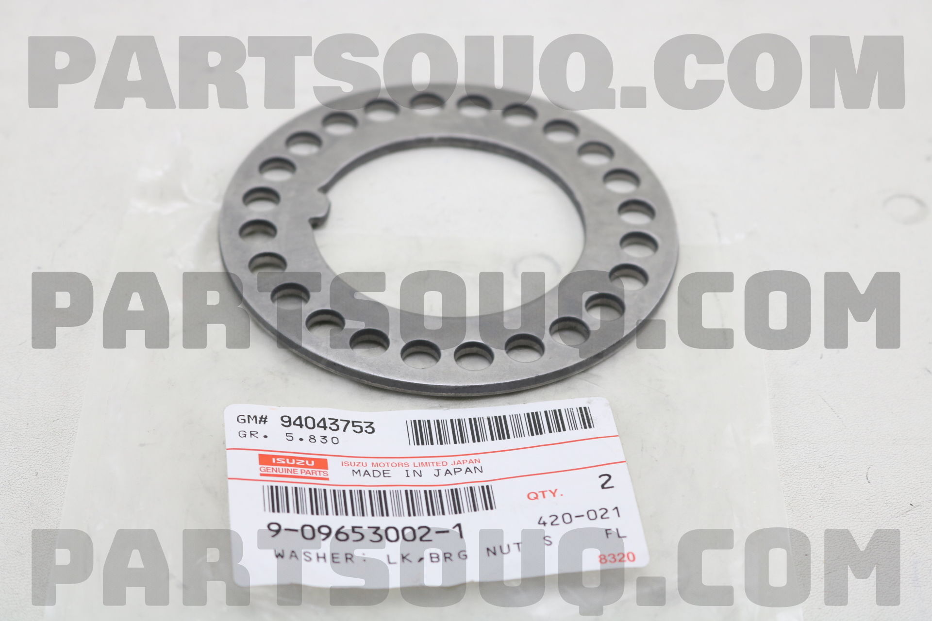 WASHER; LK,BRG 9096530021 | Isuzu Parts | PartSouq