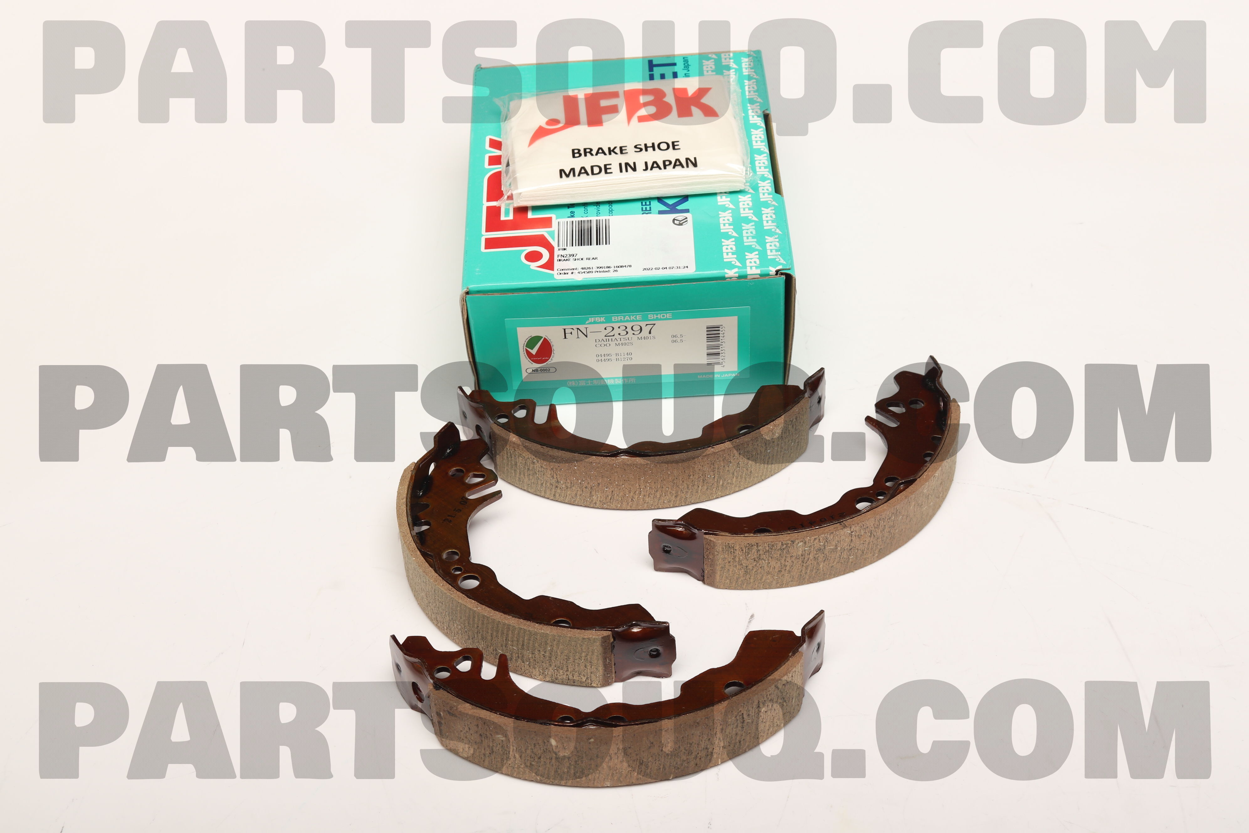 BRAKE SHOE REAR FN2397 | JFBK Parts | PartSouq