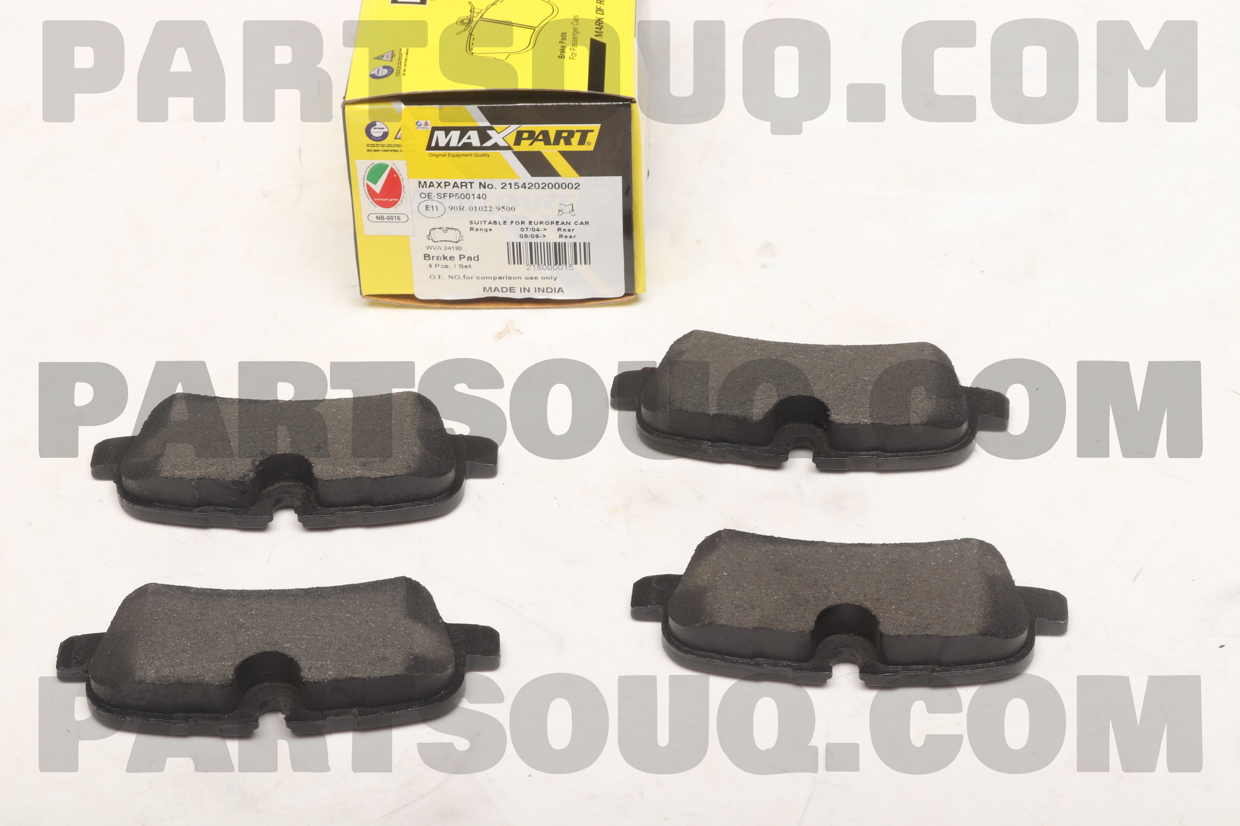 BRAKEPAD SET-R.ROVER-(L320) SFP500140 | Brembo Parts | PartSouq